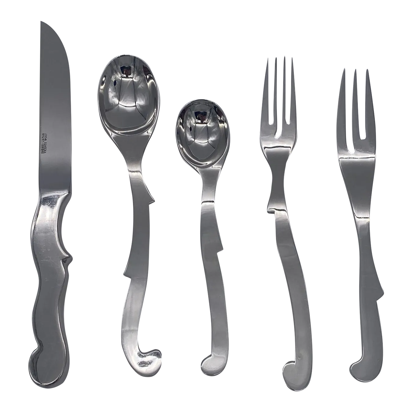 1960s Sasaki Wallis Pattern Flatware Set- 5 Pieces | Chairish