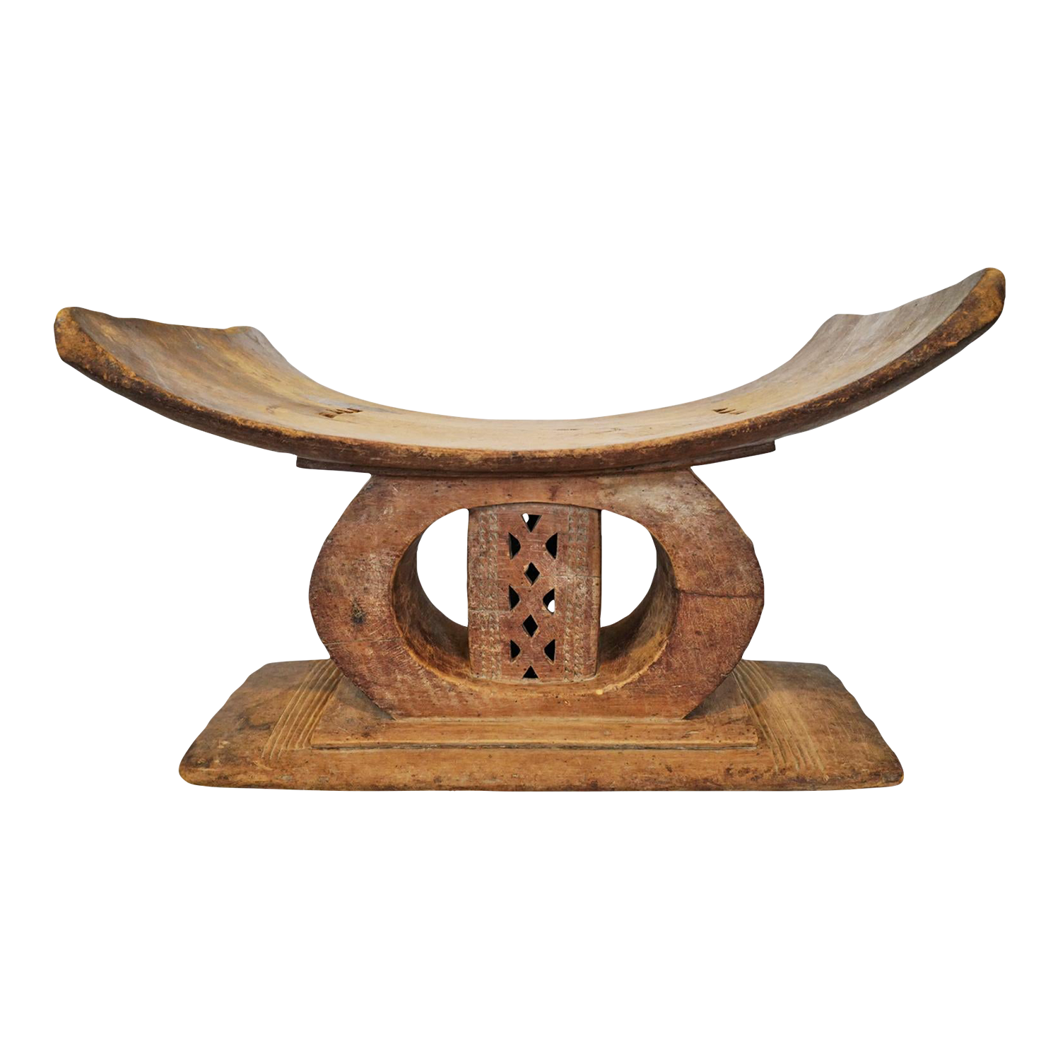 Antique Tribal Asante Chief Stool | Chairish