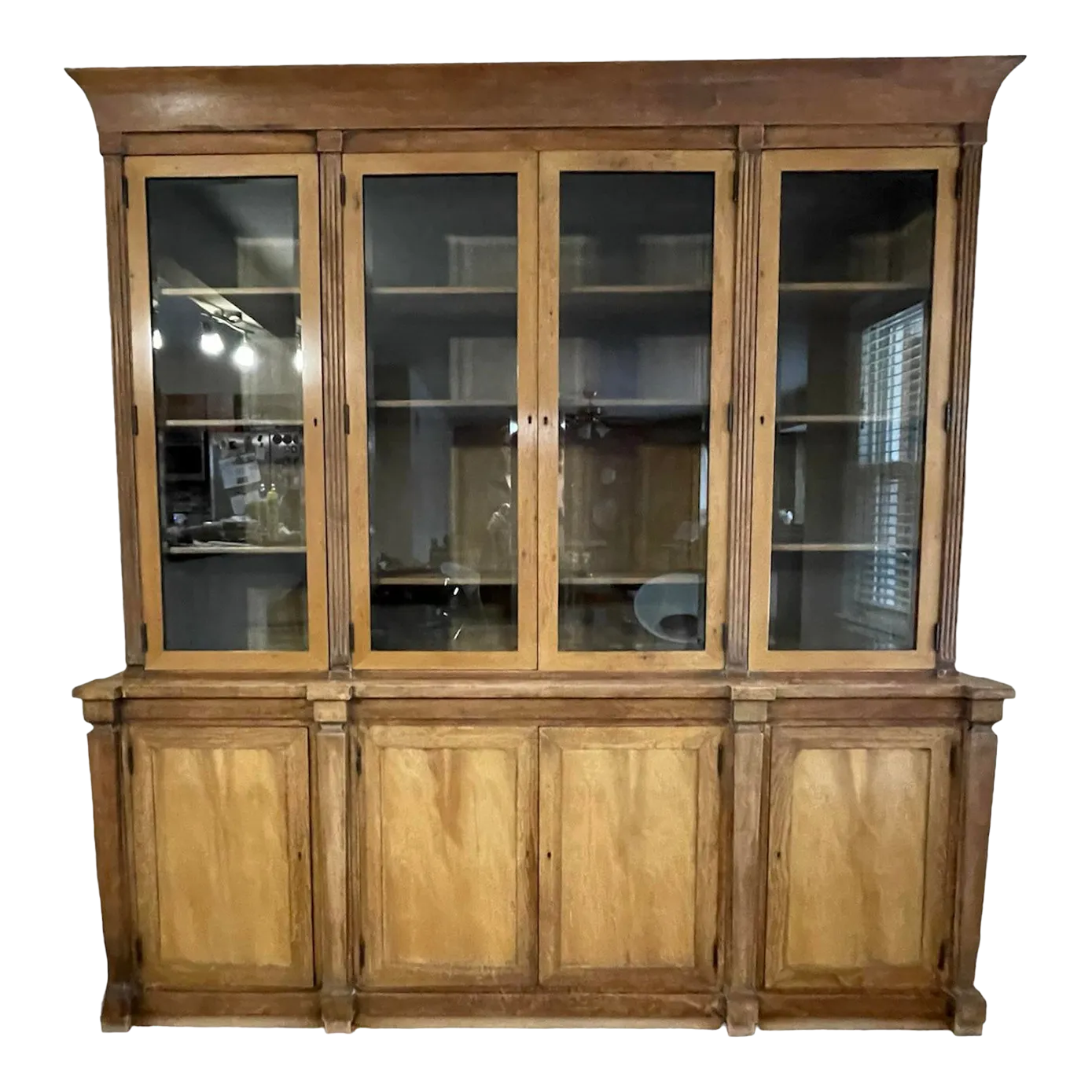Mid 20th Century Modern Breakfront | Chairish