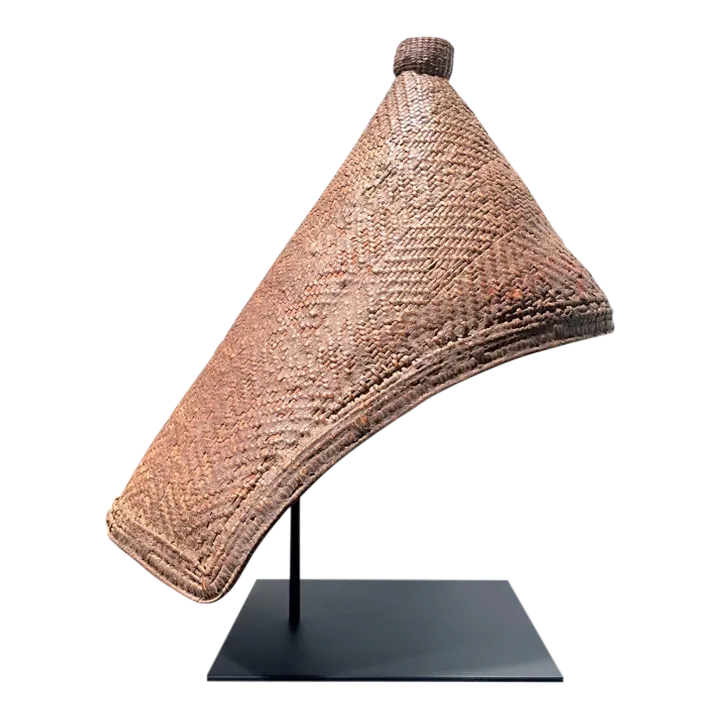 African Lugbara Women's Hat | Chairish