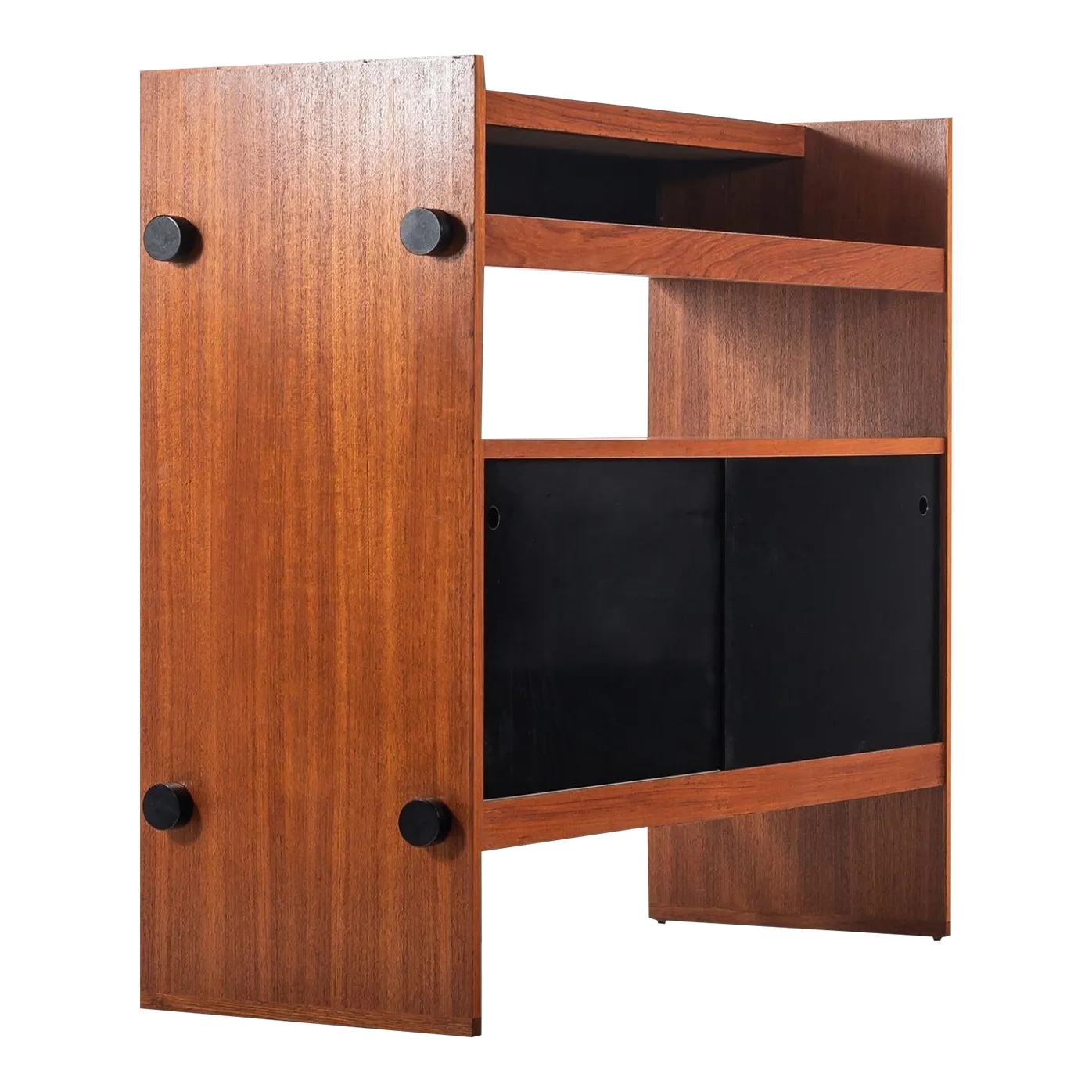 Mid Century Modern Two Tone Bar in Teak, circa 1960s | Chairish