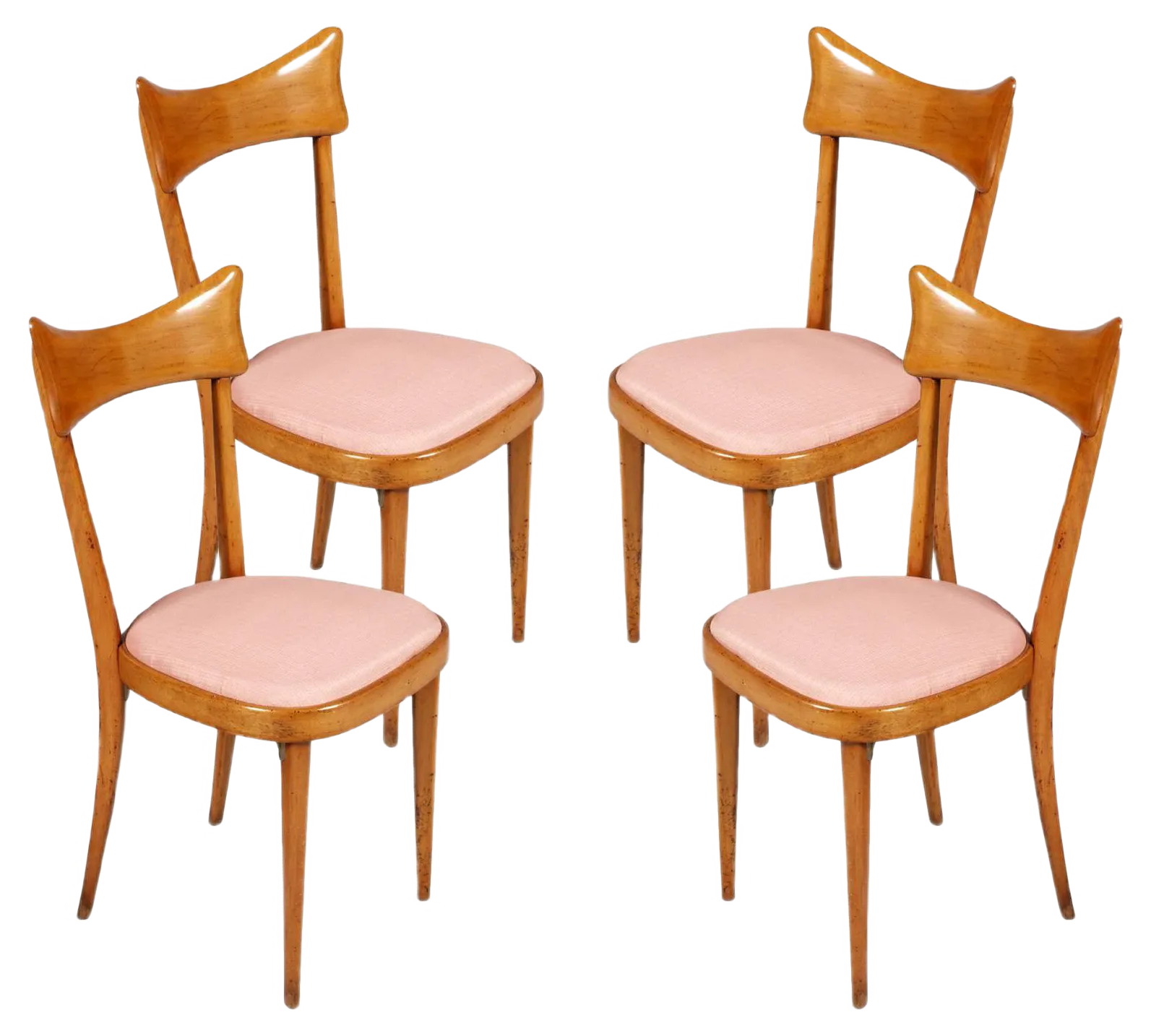 Mid-Century Modern Dining Chairs, Set of 4 | Chairish