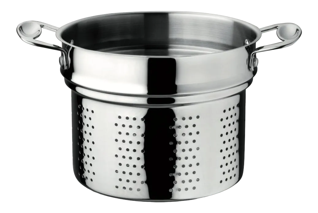 Mepra Glamour Stone 9" Stainless Steel Pasta Insert | Chairish