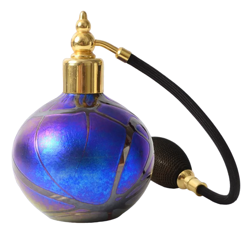 Iridized Glass Perfume Atomiser from Colver | Chairish