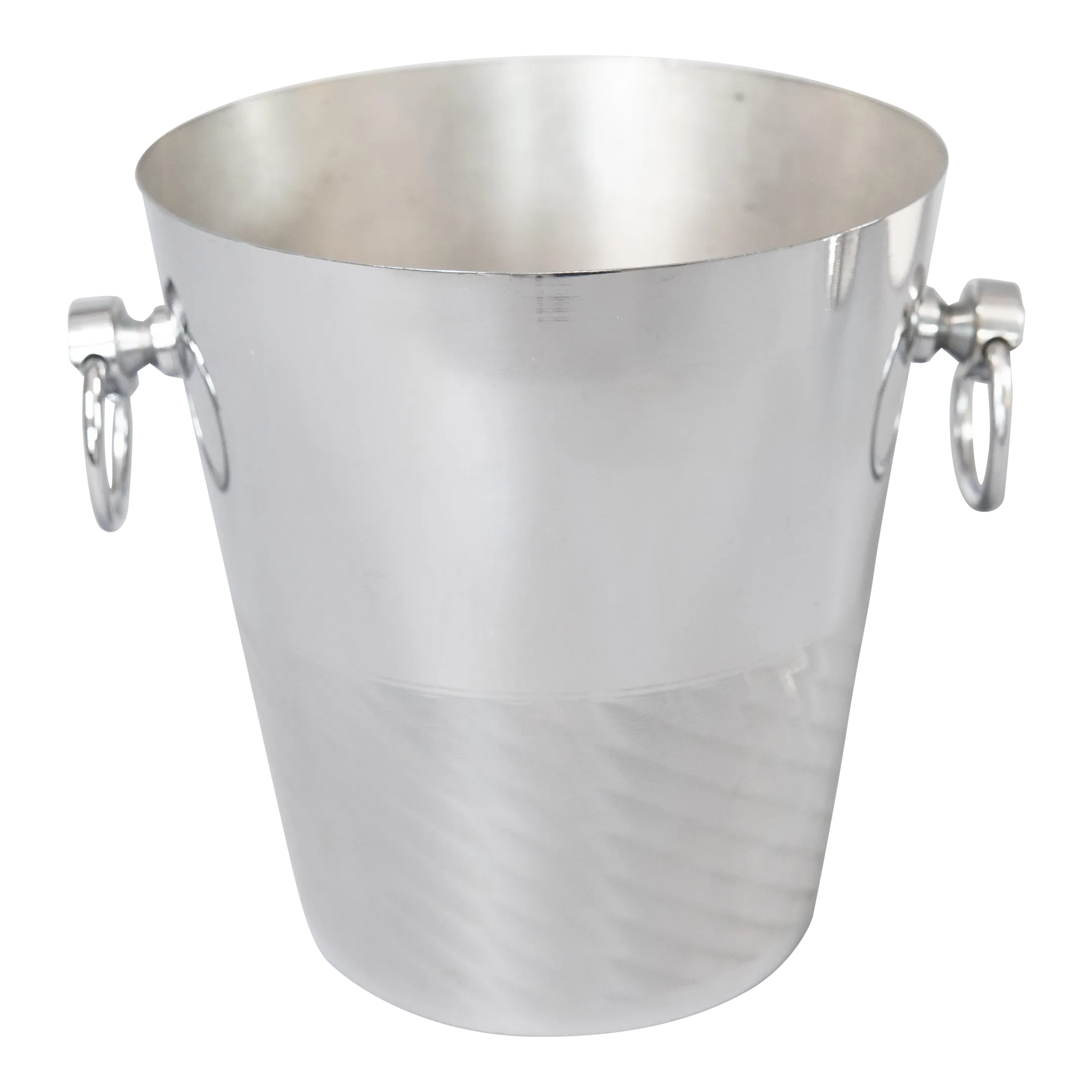 Mid 20th Century French Chrome Champagne Ice Bucket | Chairish