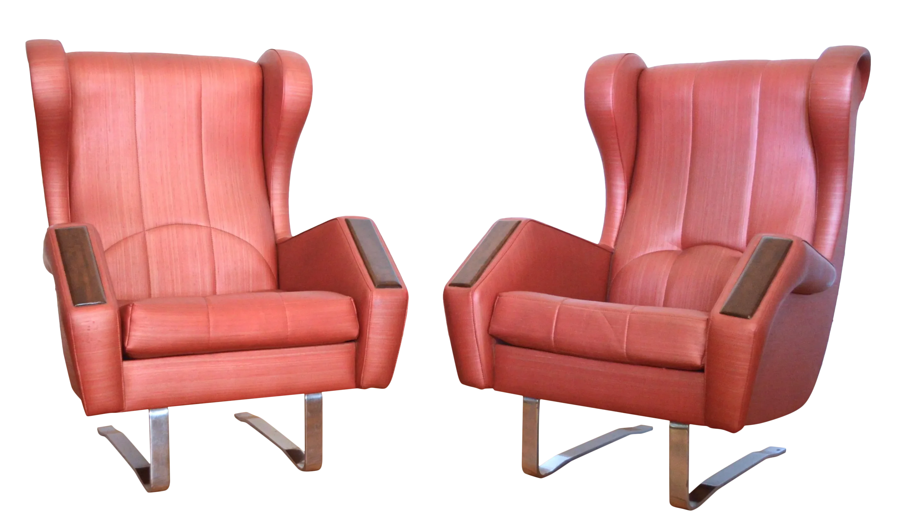 Italian Mid-Century Modern Space Age Chairs - Pair | Chairish