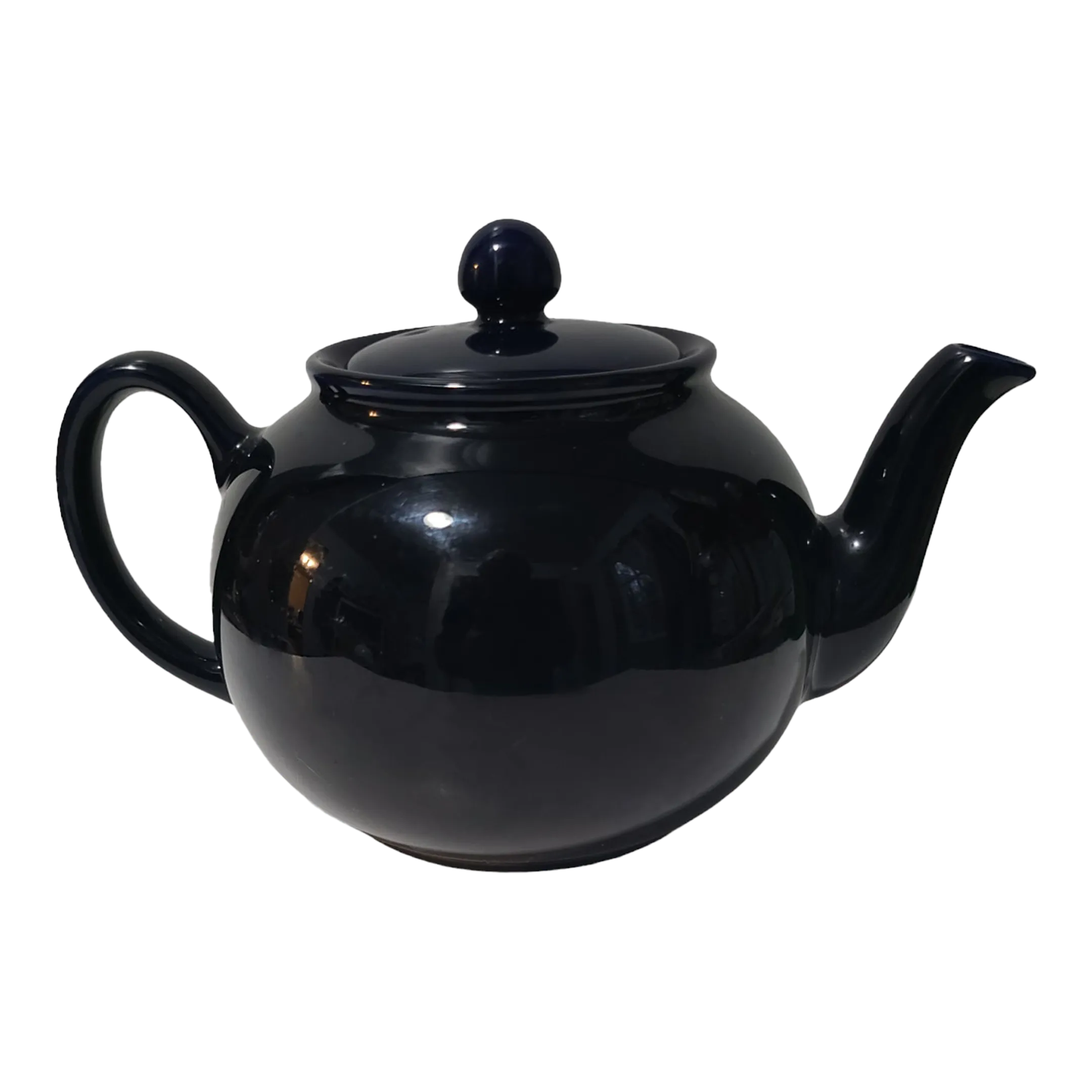 Vintage Mid-Century-Modern Navy Cobalt-Blue Tea Pot Made in England ...