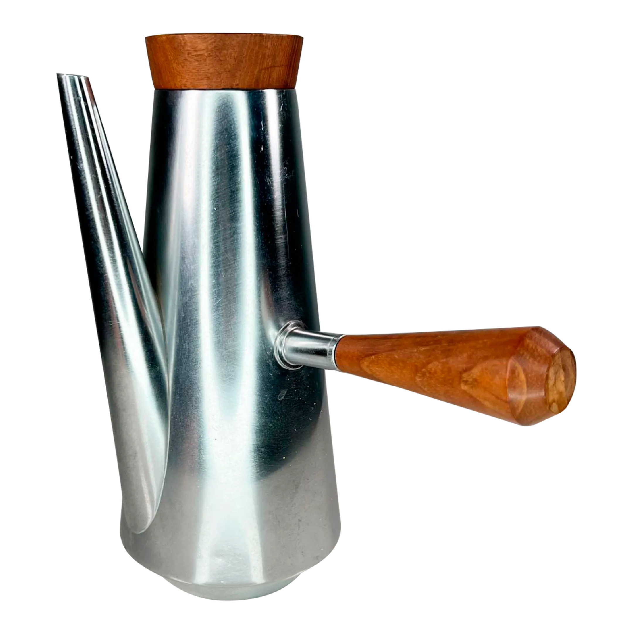 1960s Style of Kalmar Italian Coffee Pot Made in Italy Stainless Steel ...