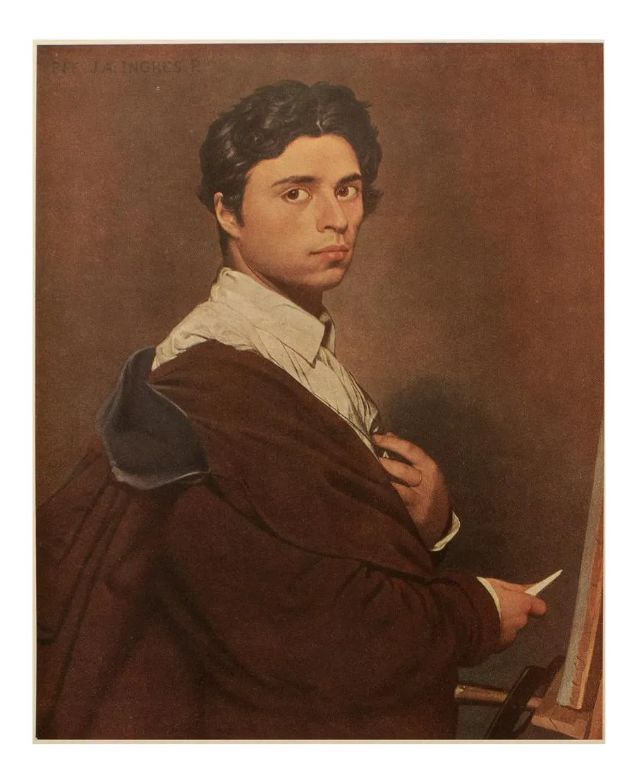 1951 After Jean-Auguste-Dominique Ingres "Self-Portrait", First Edition ...