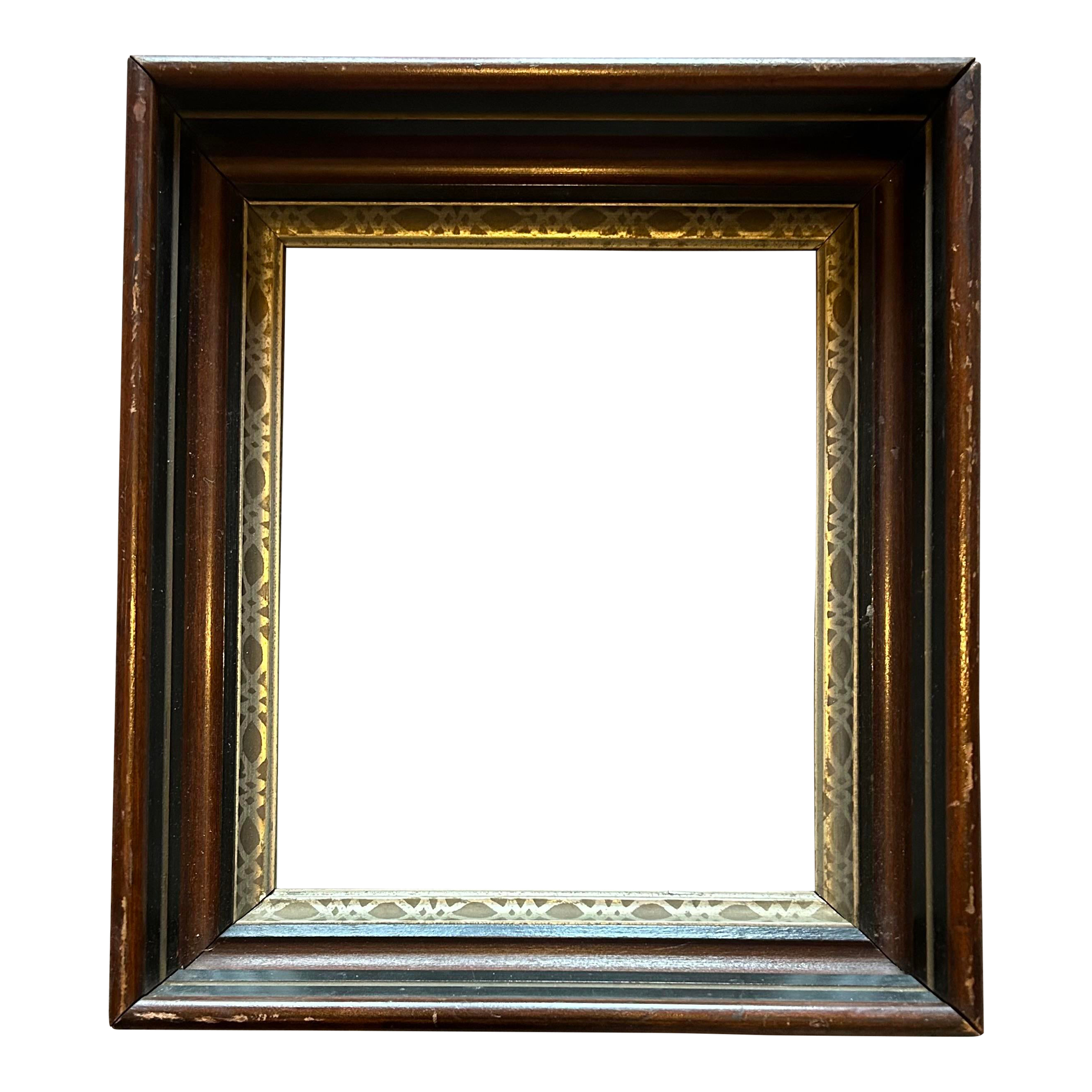 Antique Victorian Walnut Shadow Box Frame for 10 X 12” | Chairish