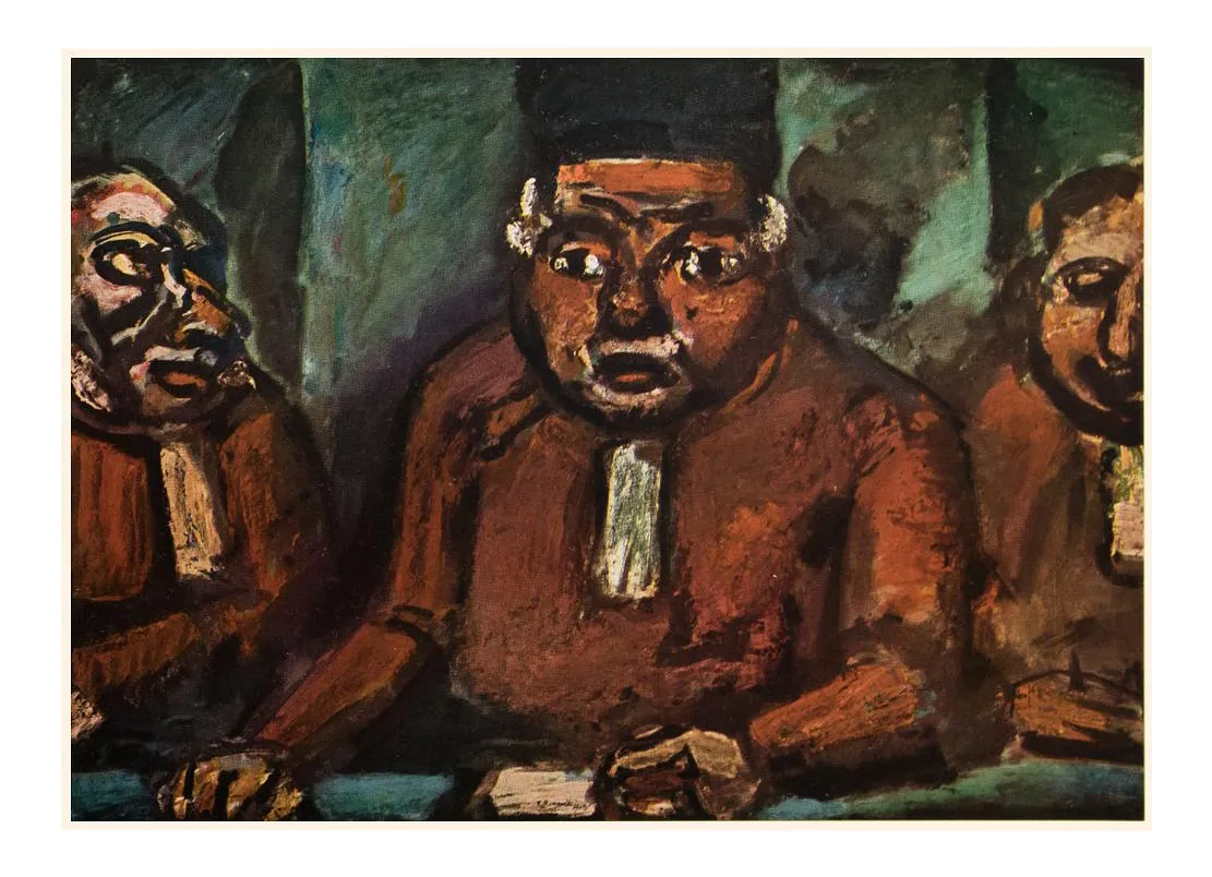 1950s After Georges Rouault "Three Judges", First Edition Period ...