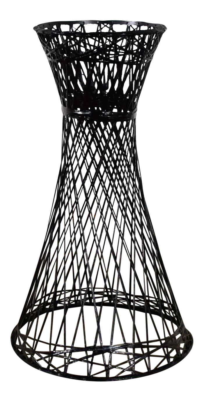 Mid-Century Modern Spun Fiberglass Plant Stand | Chairish