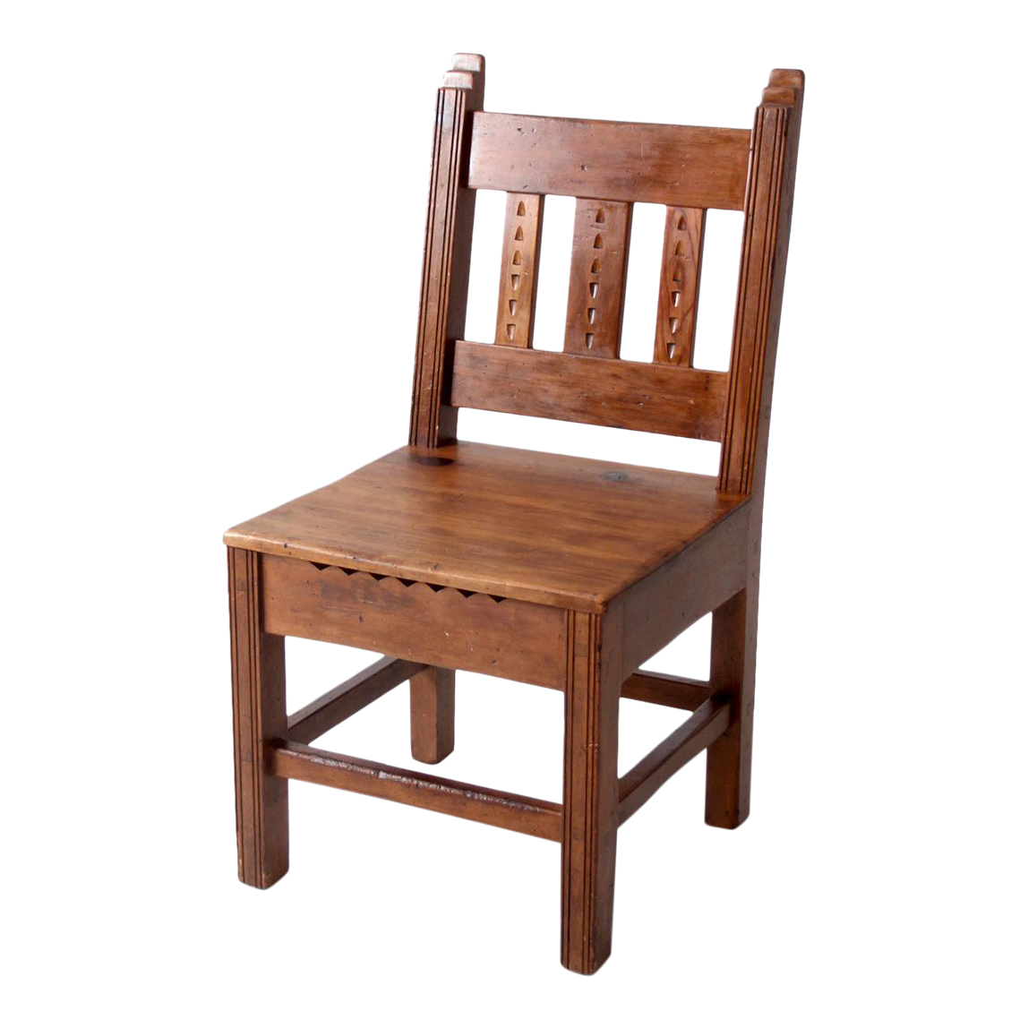 Mid Century Mission Style Chair | Chairish