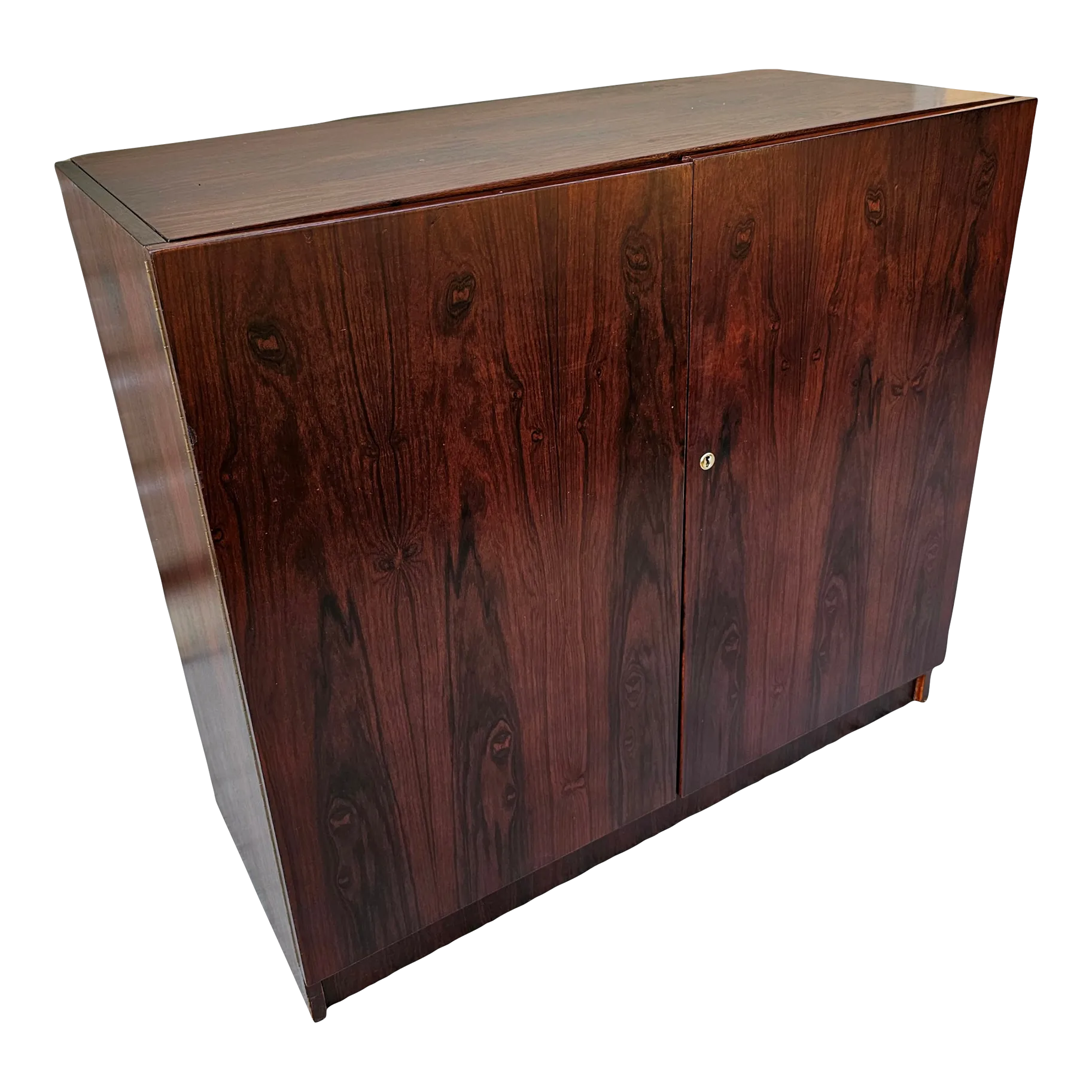 Mid 20th Century Modern Rosewood Magic Box Desk Made in Brazil by ...