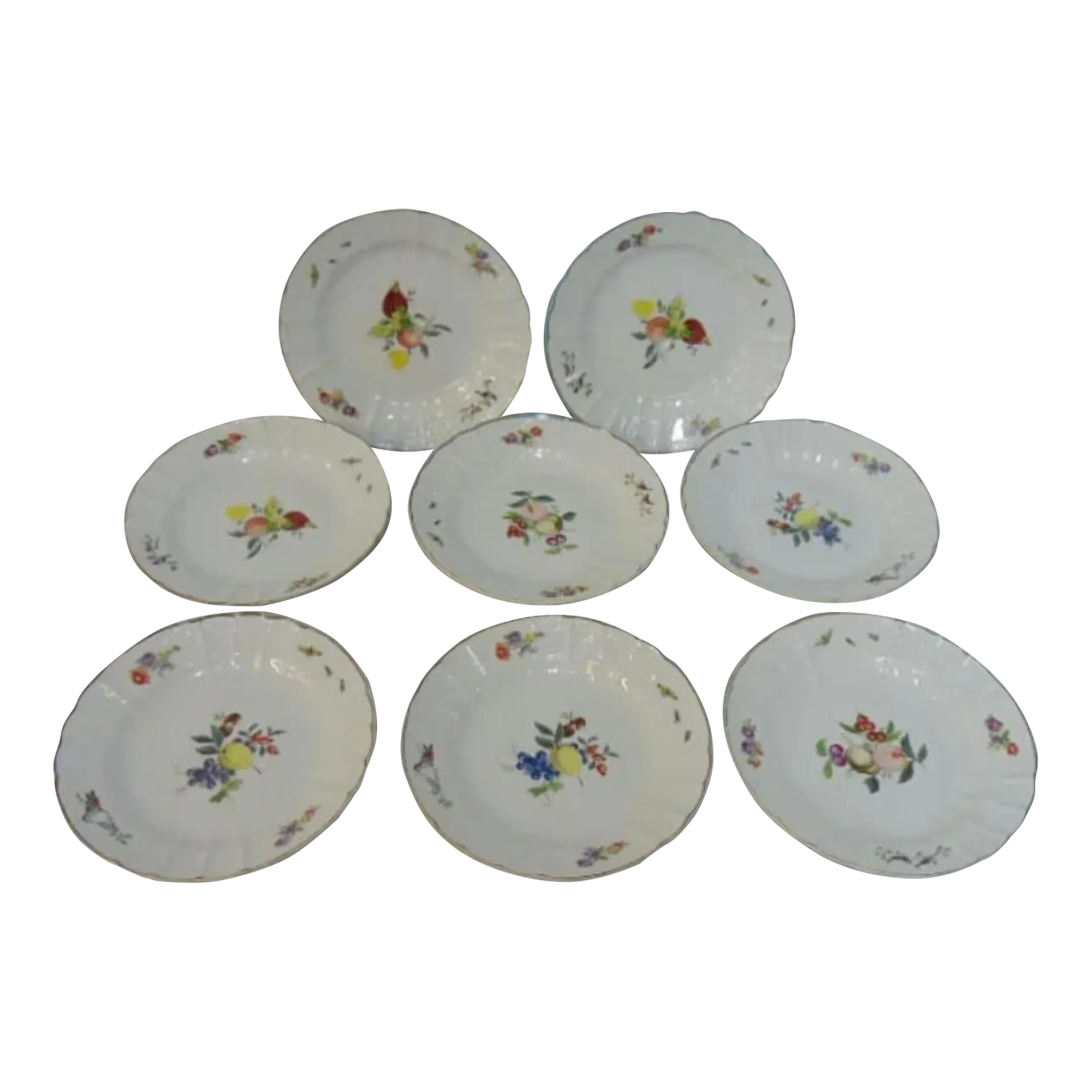 Late 19th Century Samson Paris French Deep Plates With Birds and ...