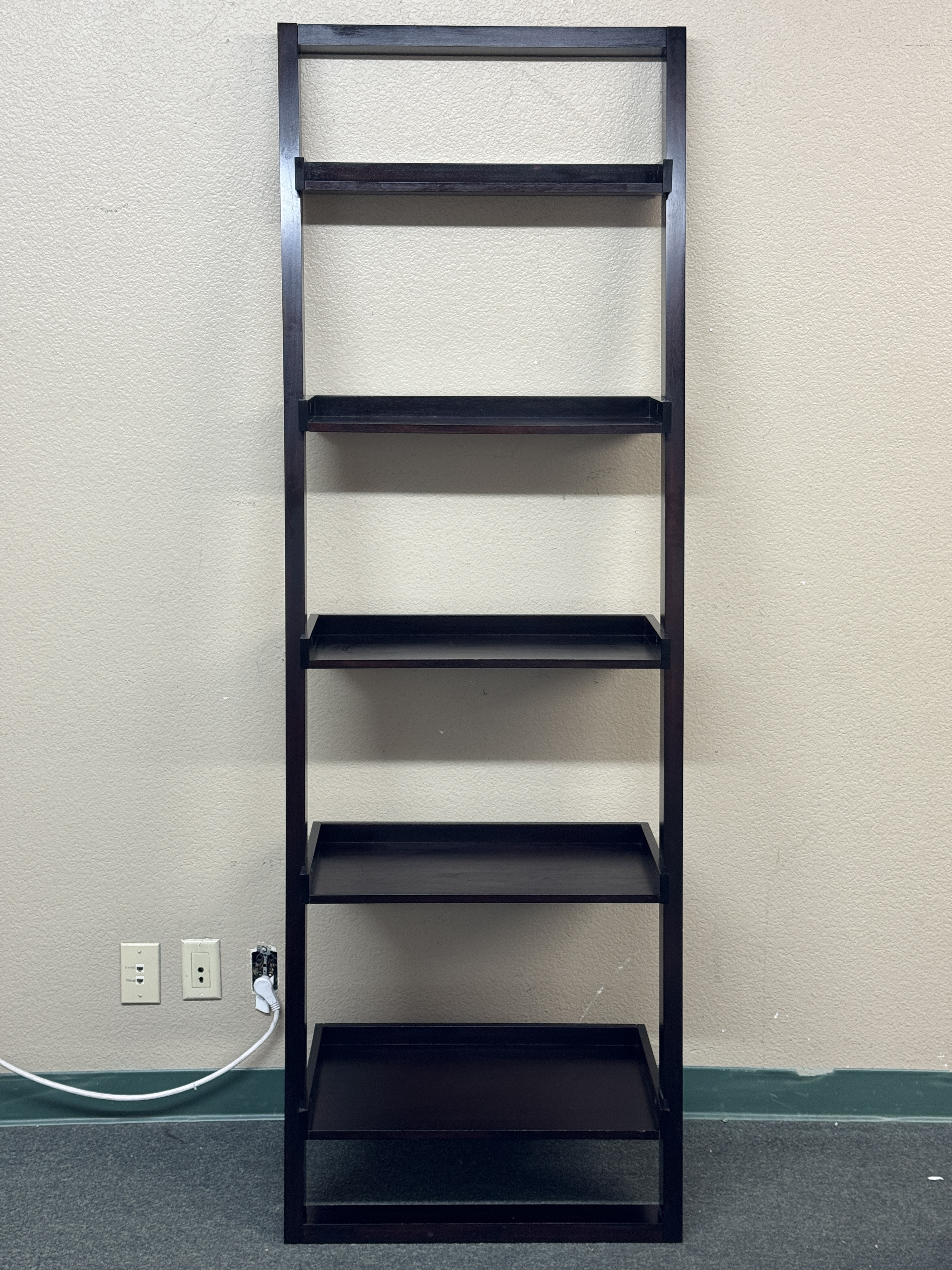 Crate and barrel leaning bookshelf store