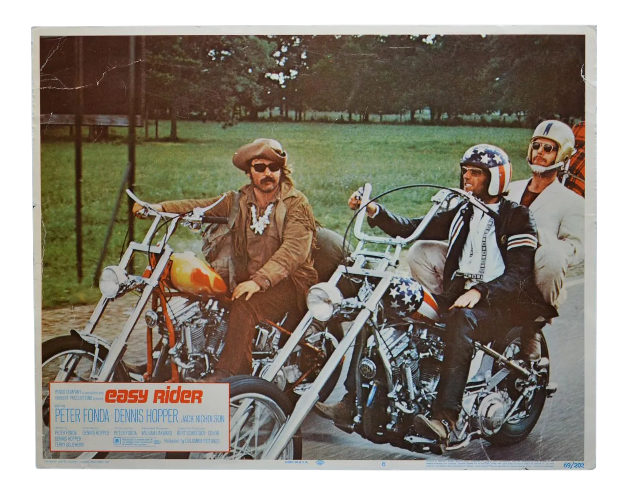 Easy Rider Original American Lobby Card of the Movie, USA, 1969 | Chairish