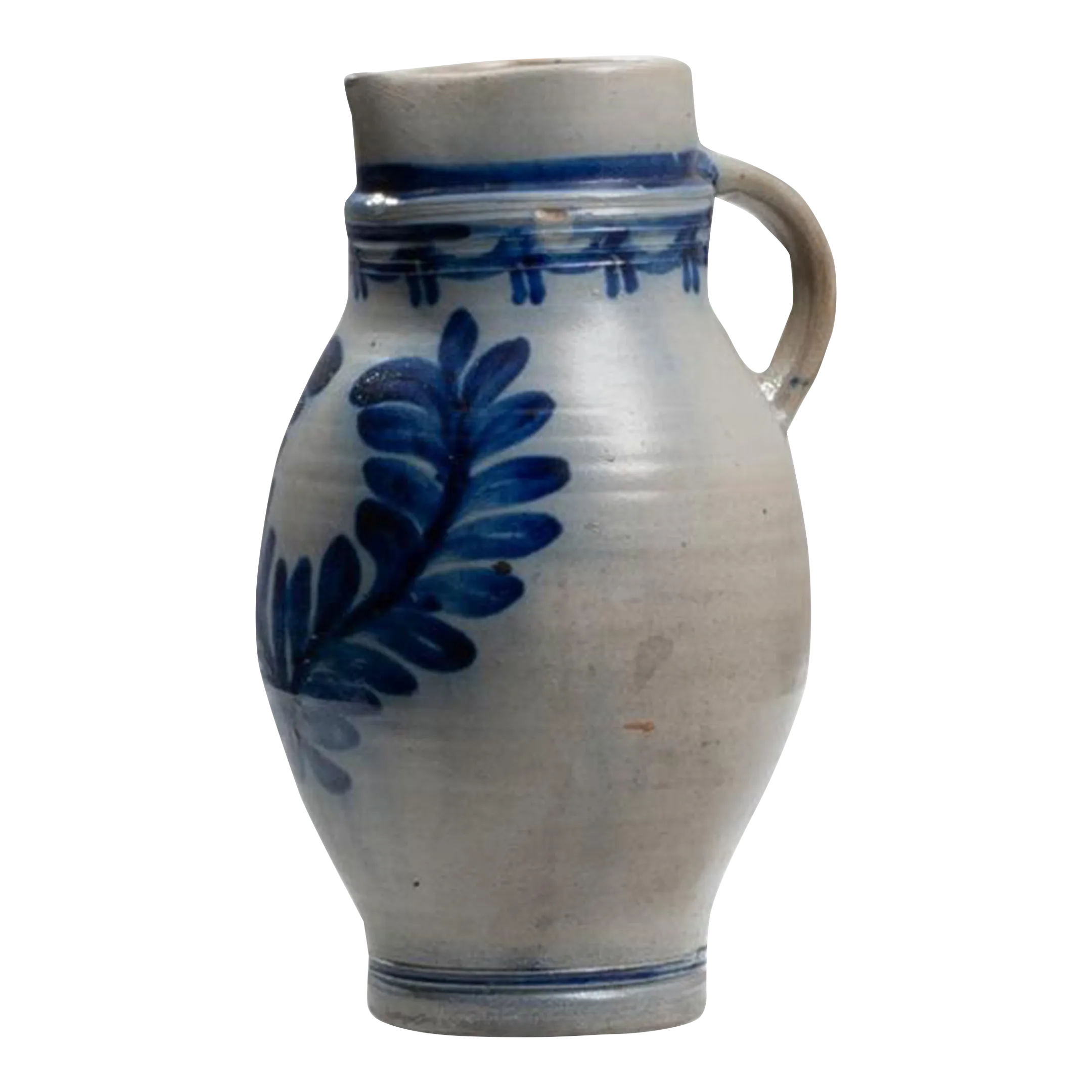1900s Belgian Ceramic Jug | Chairish