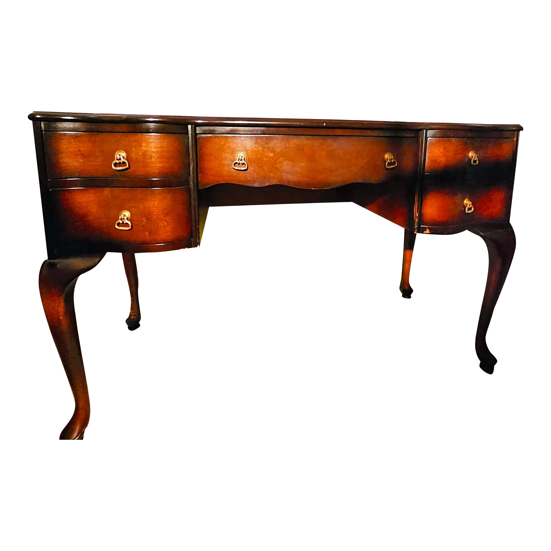1990s Bombay Dressing Table and Writing Desk | Chairish