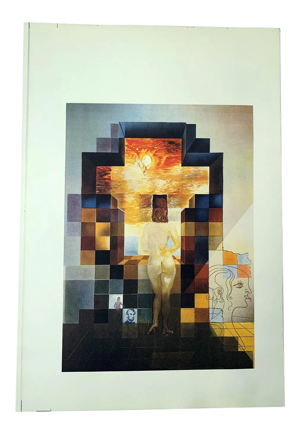 Salvador Dalí "Lincoln in Dalivision" Collotype-Continious Tone (No ...
