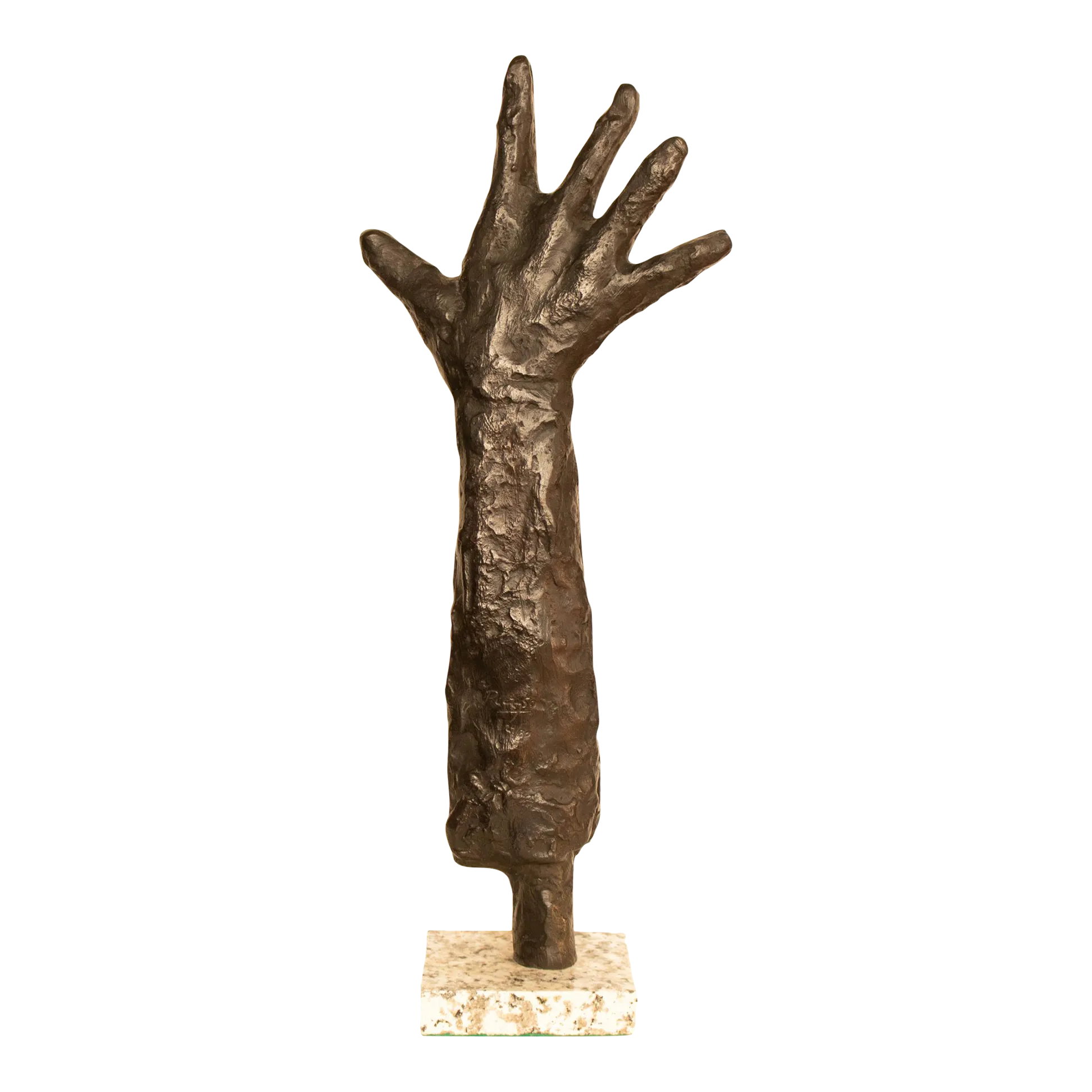 Mid-20th Century After Pablo Picasso "Arm" Bronze Sculpture, Signed and ...