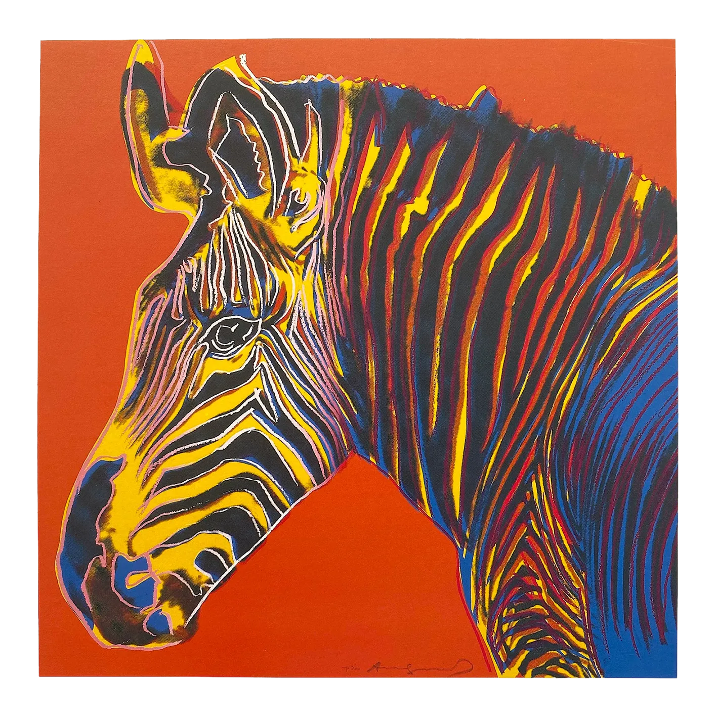 Andy Warhol Estate Vintage 1992 Endangered Species Lithograph Print ...