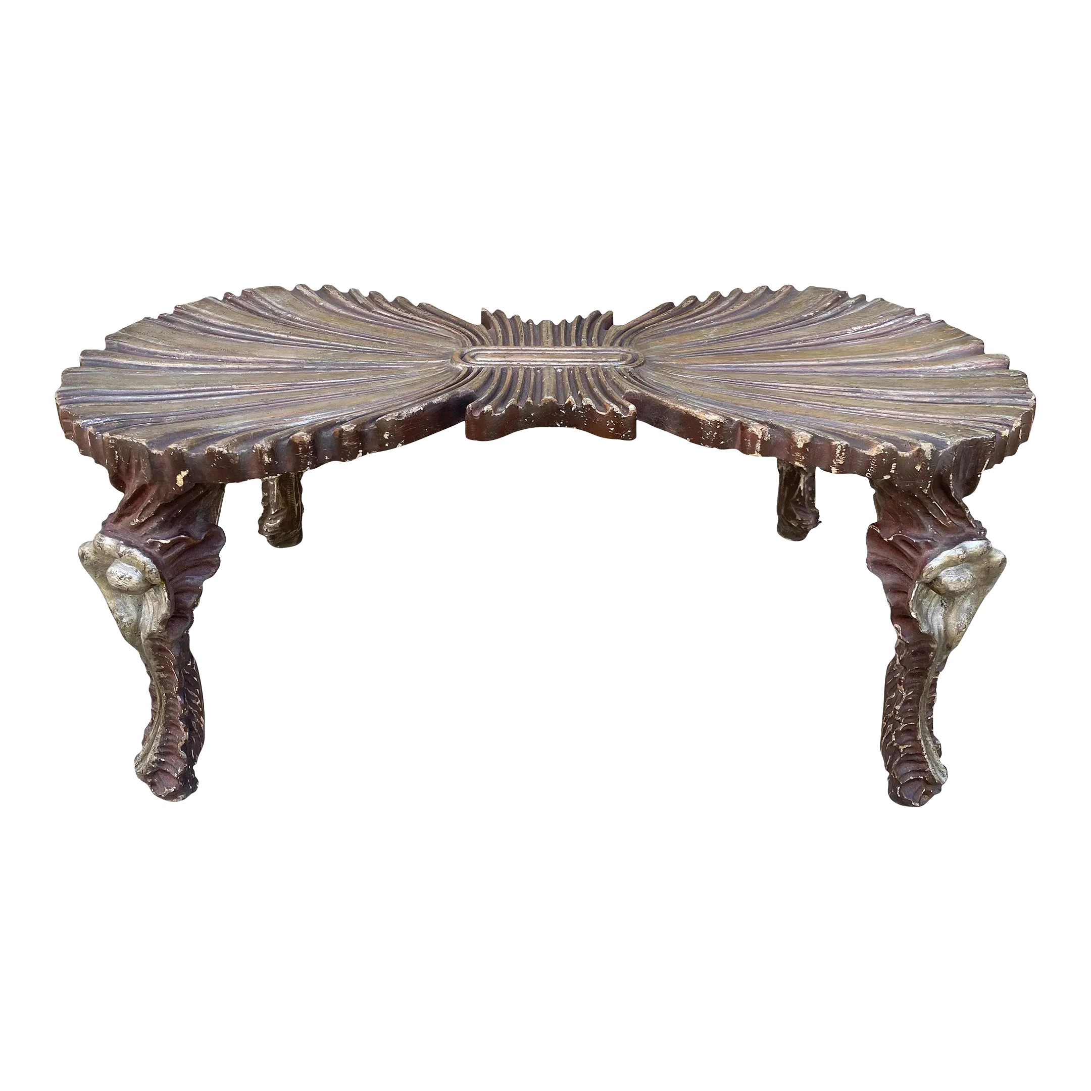 Venetian Grotto Style Bench | Chairish