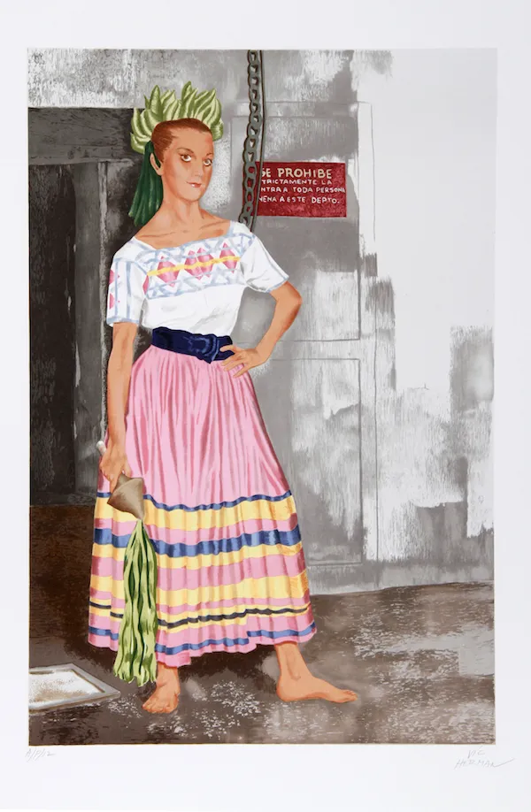 Vic Herman, "Ballerina Adriana Hobbs," Lithograph | Chairish