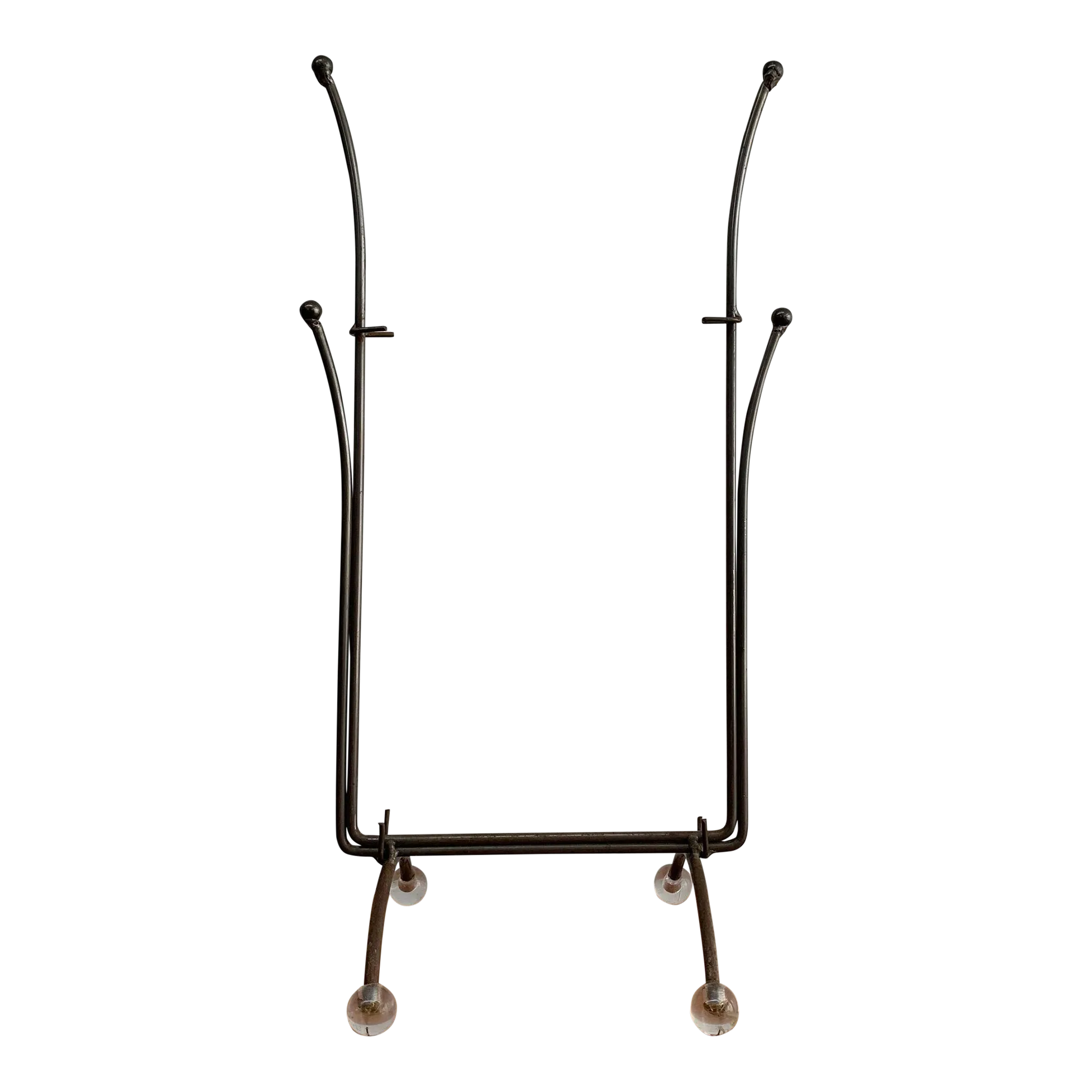 1990s Post Modern Metal Frame Holder | Chairish