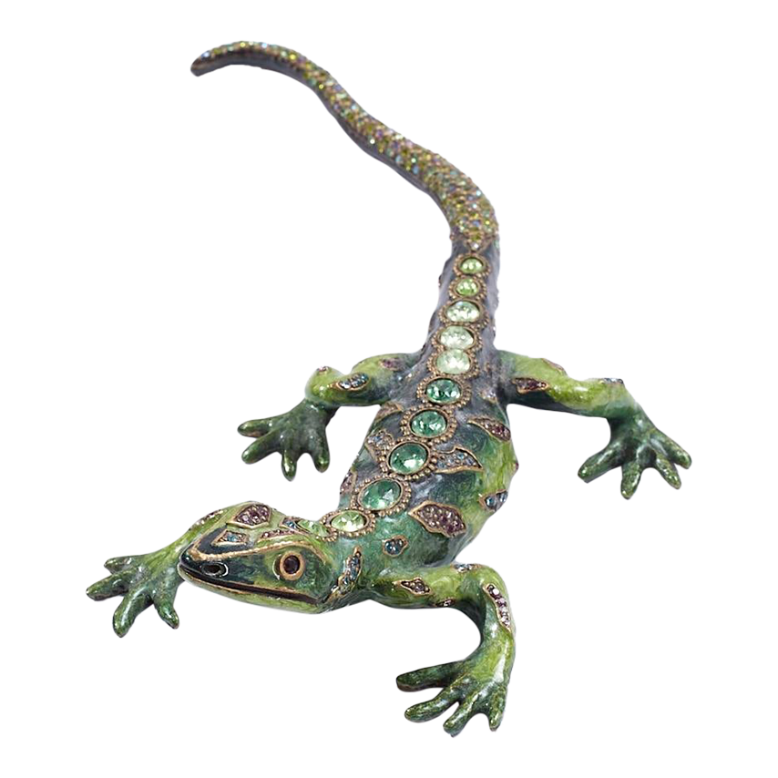 Jay Strongwater "Sawyer" Salamander Figurine | Chairish