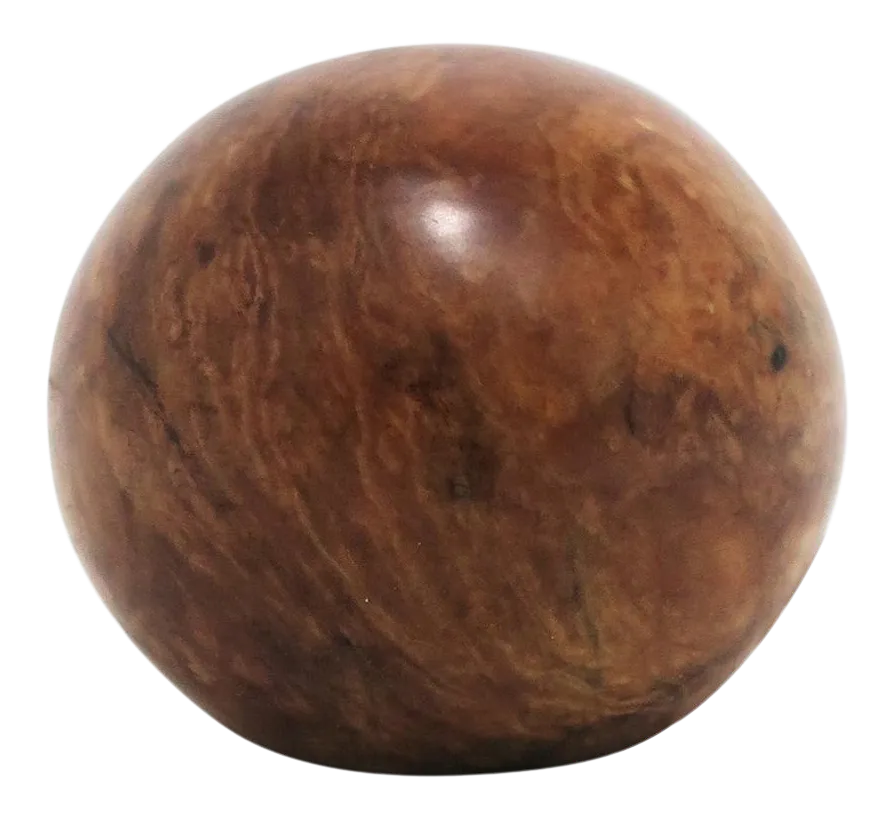 Italian Modern Alabaster Marble Round Decorative Sphere or Paperweight ...