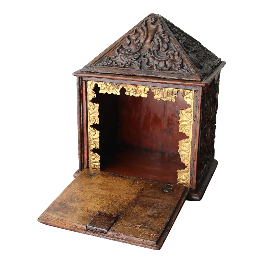 An 18th Century Portuguese Carved and Gilt Wood Church Tabernacle ...