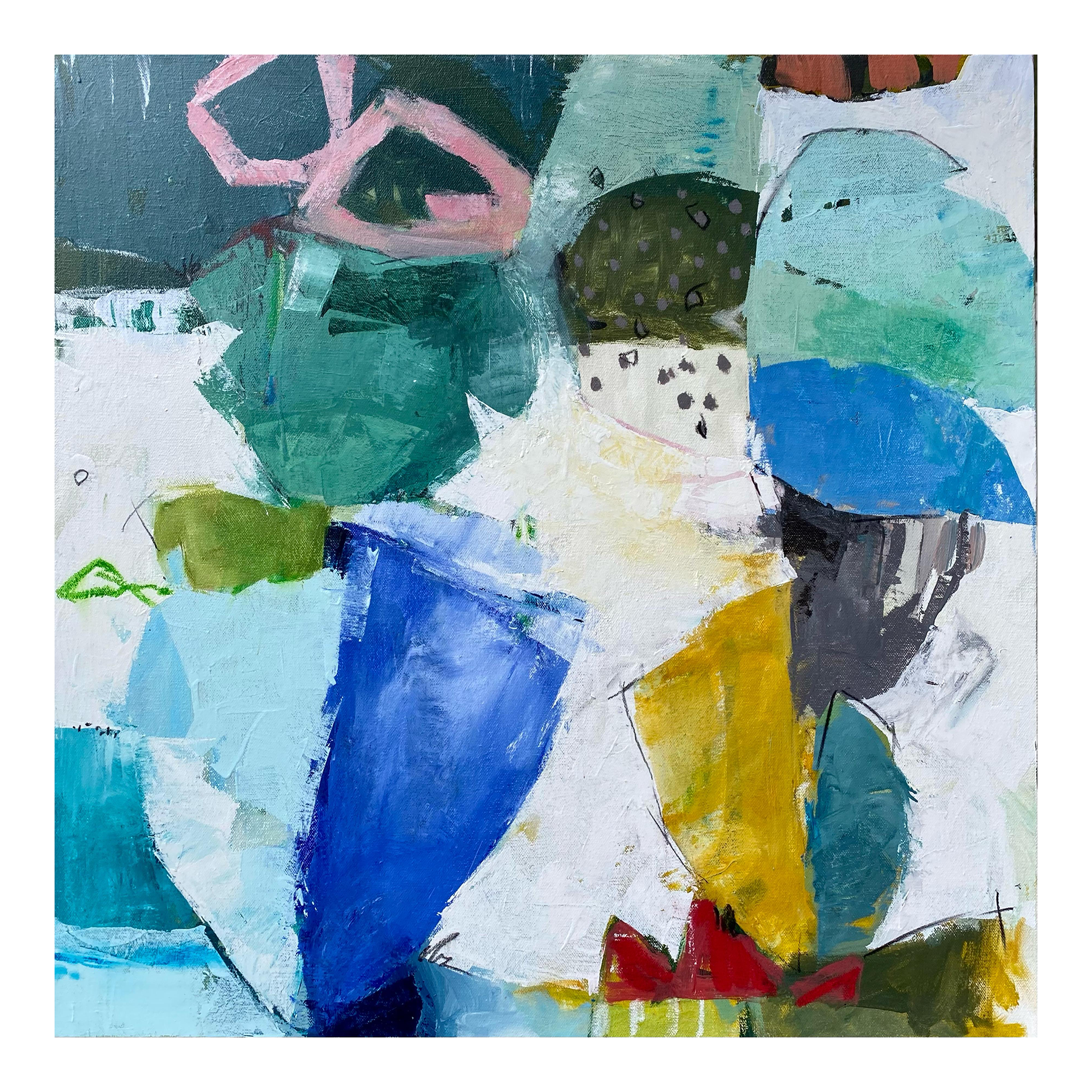 "The Blue One Let's You See the Future" Original Mixed-Media Painting ...