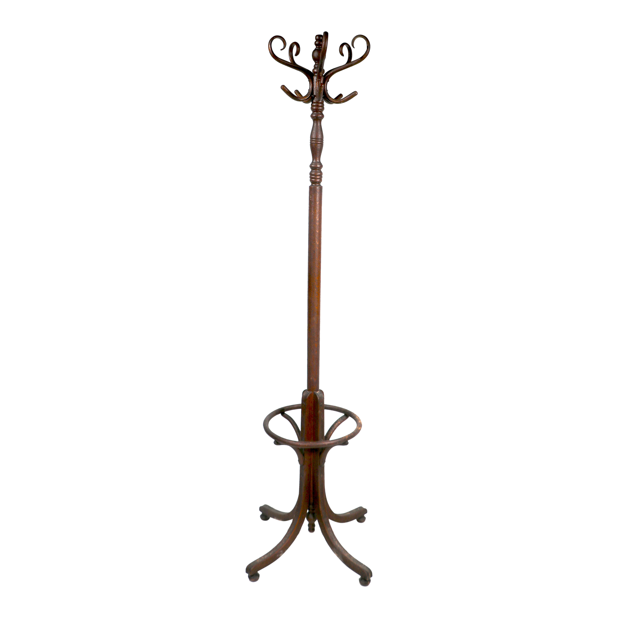 Antique Thonet Style Bentwood Coat Tree Rack Stand C 1880 /1920's ...