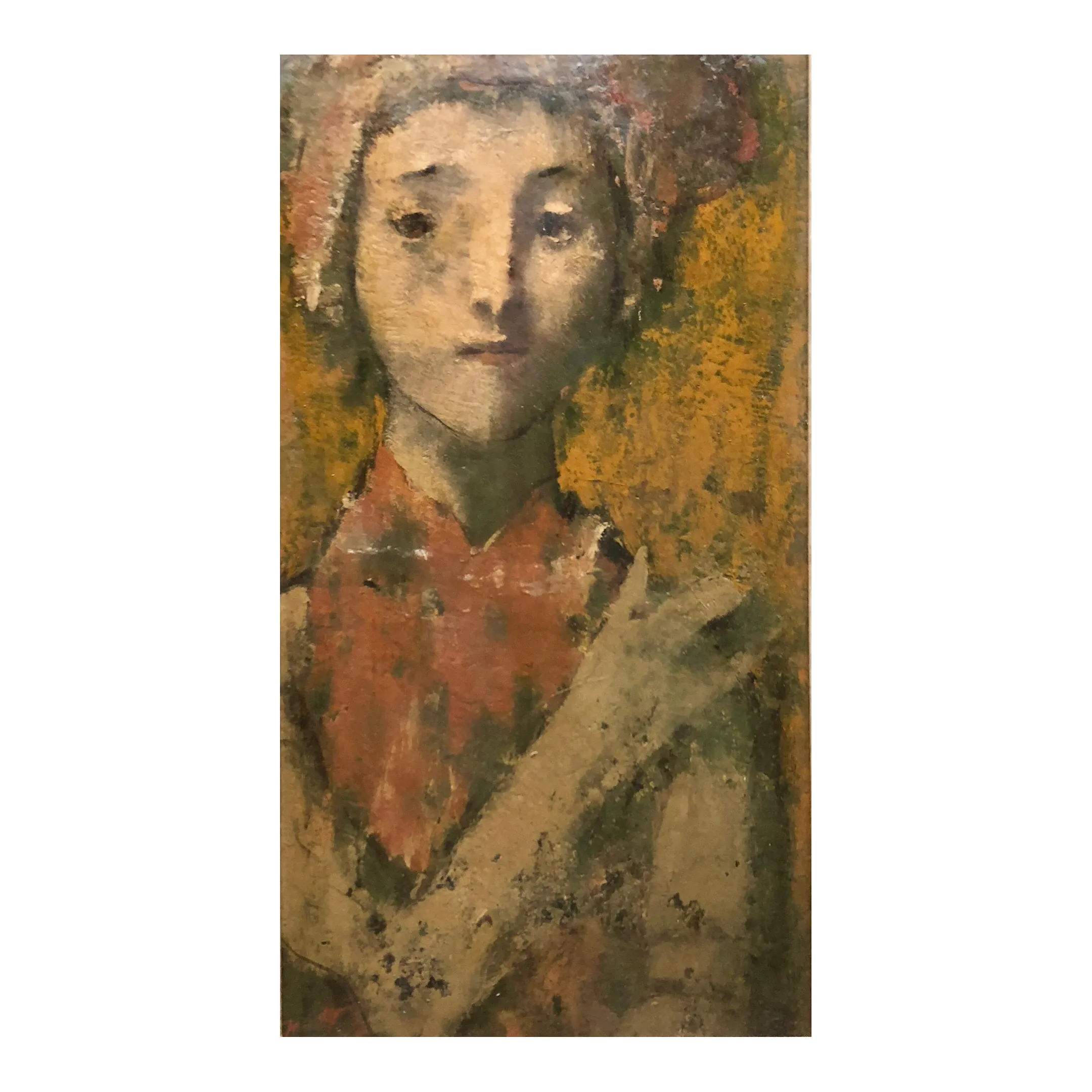 David Aronson, Modernist Encaustic Painting Portrait Boston ...