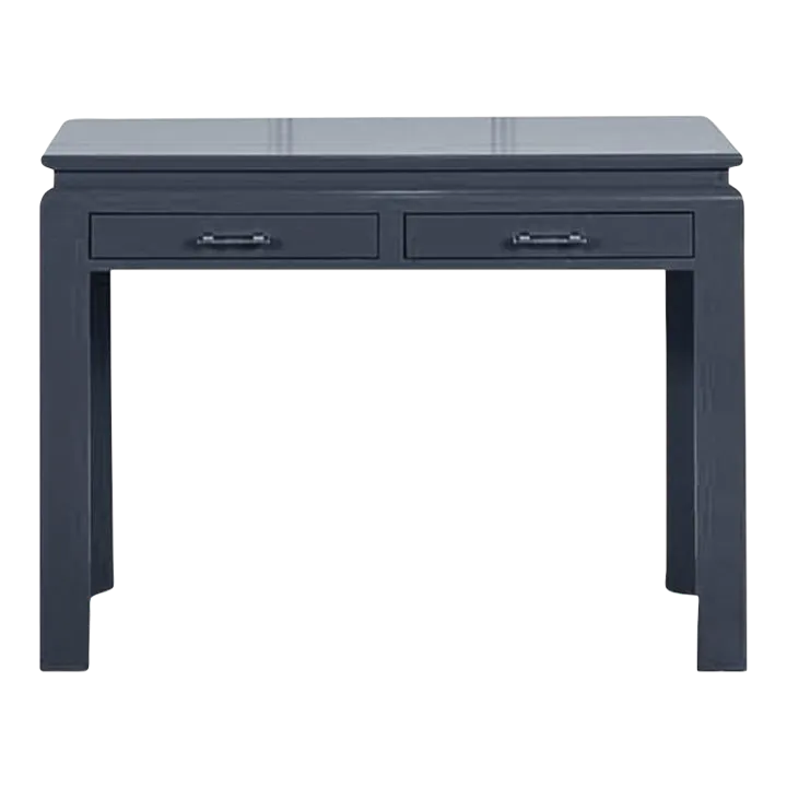 Modern Ming Writing Desk Custom Built and Lacquered Hale Navy Gloss ...