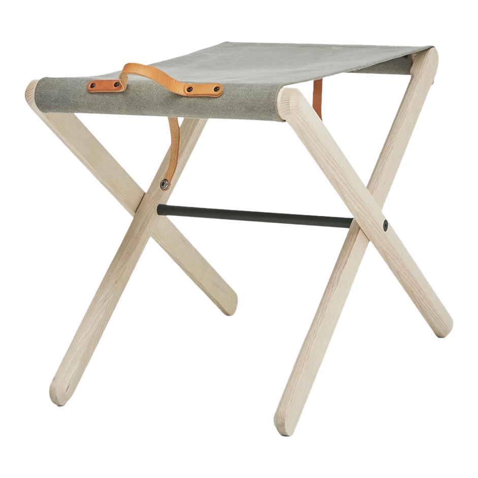 Folding Stool Light Ash | Chairish