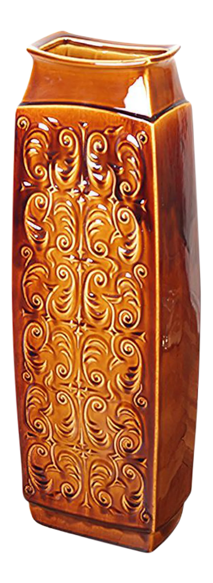 Czech Ceramic Floor Vase from Ditmar Urbach, 1970s | Chairish