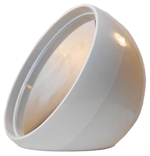 Spherical Danish Space Age Acrylic Table Mirror, 1970s | Chairish