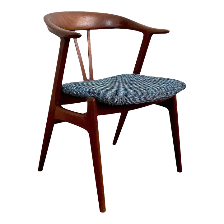 1950s Torbjorn Afdal Mid Century Teak Form Chair | Chairish