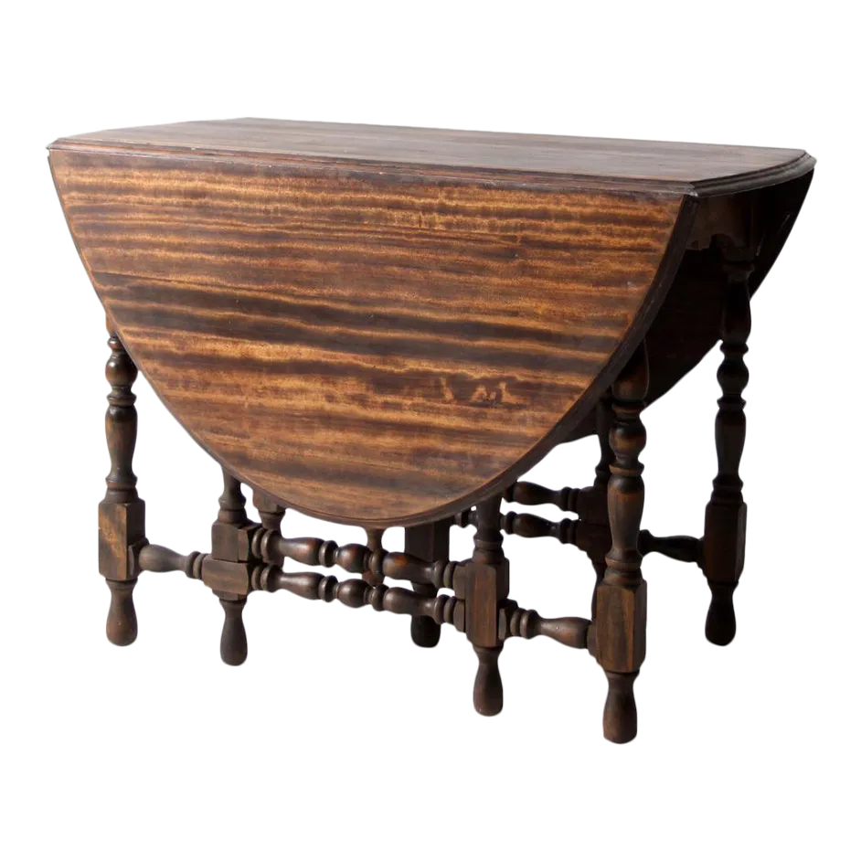 Antique Gate Leg Table | Chairish