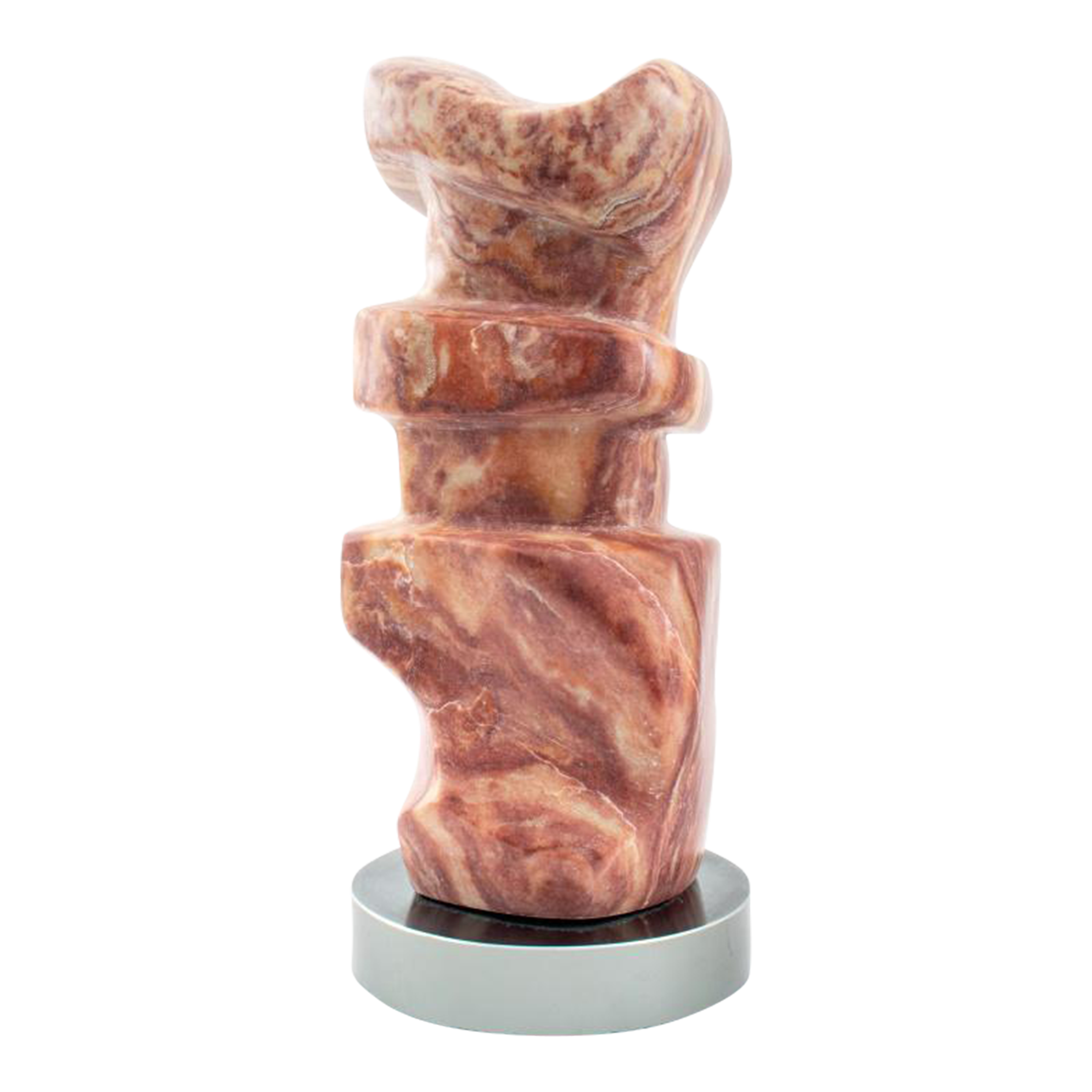 Joan Shapiro Modern Abstract Alabaster Sculpture | Chairish