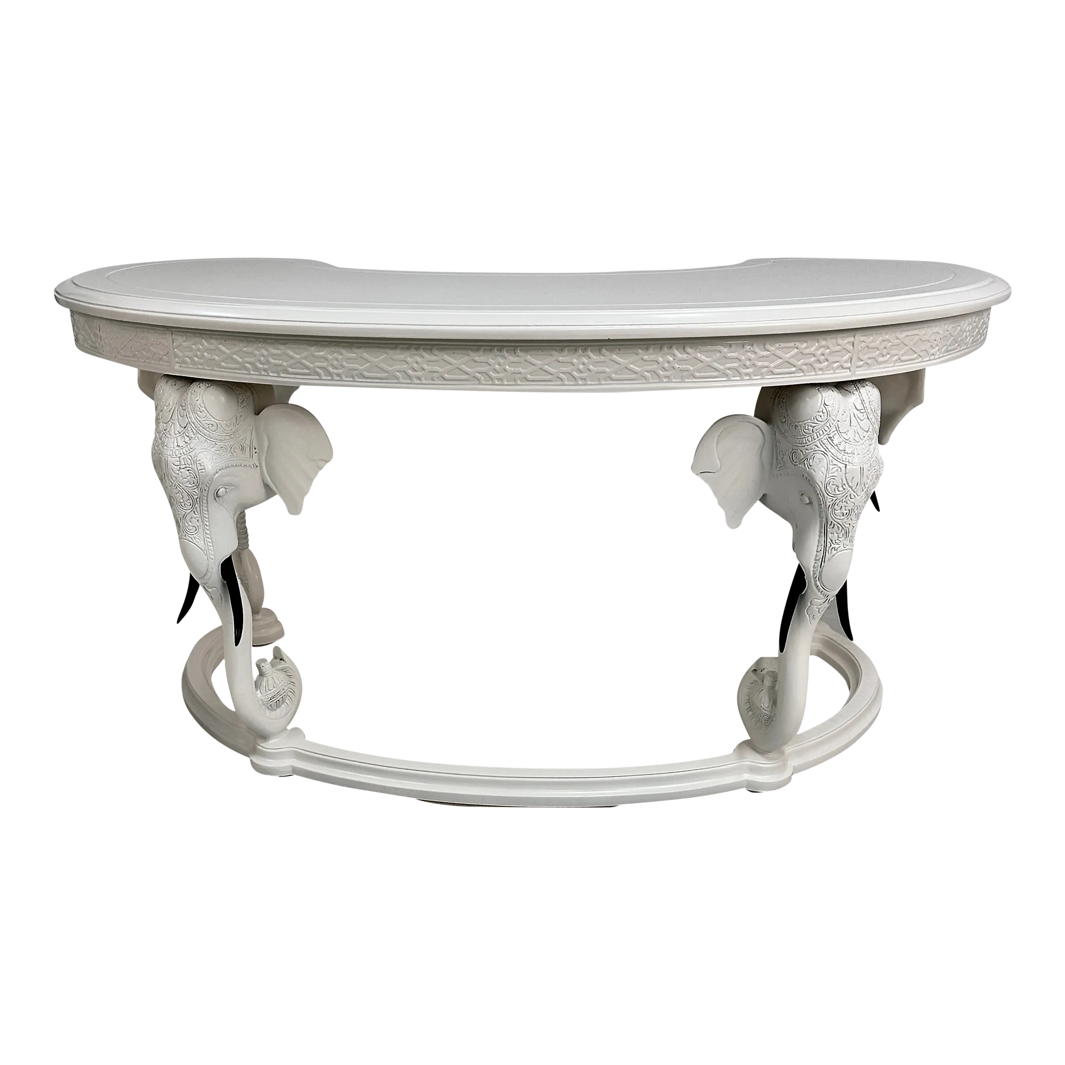 Gampel-Stoll Elephant Desk in Kidney Form | Chairish