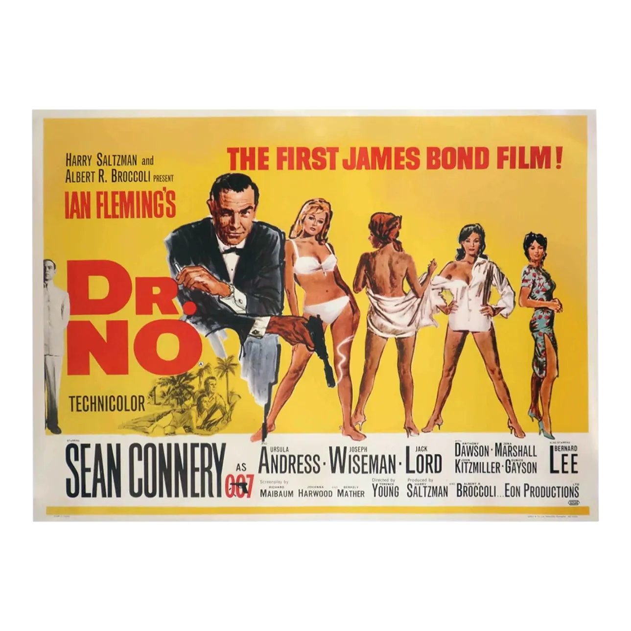 1962 Dr No Poster | Chairish