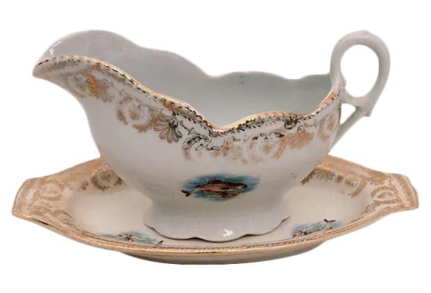 Fish Motif Gravy Pitcher | Chairish