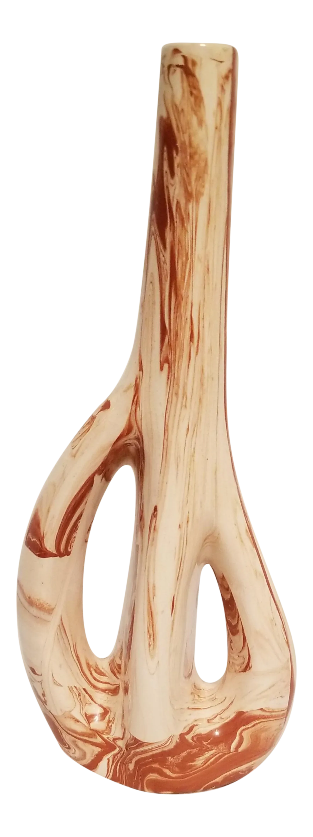 Alaskan Clay 3 Channel Vase | Chairish