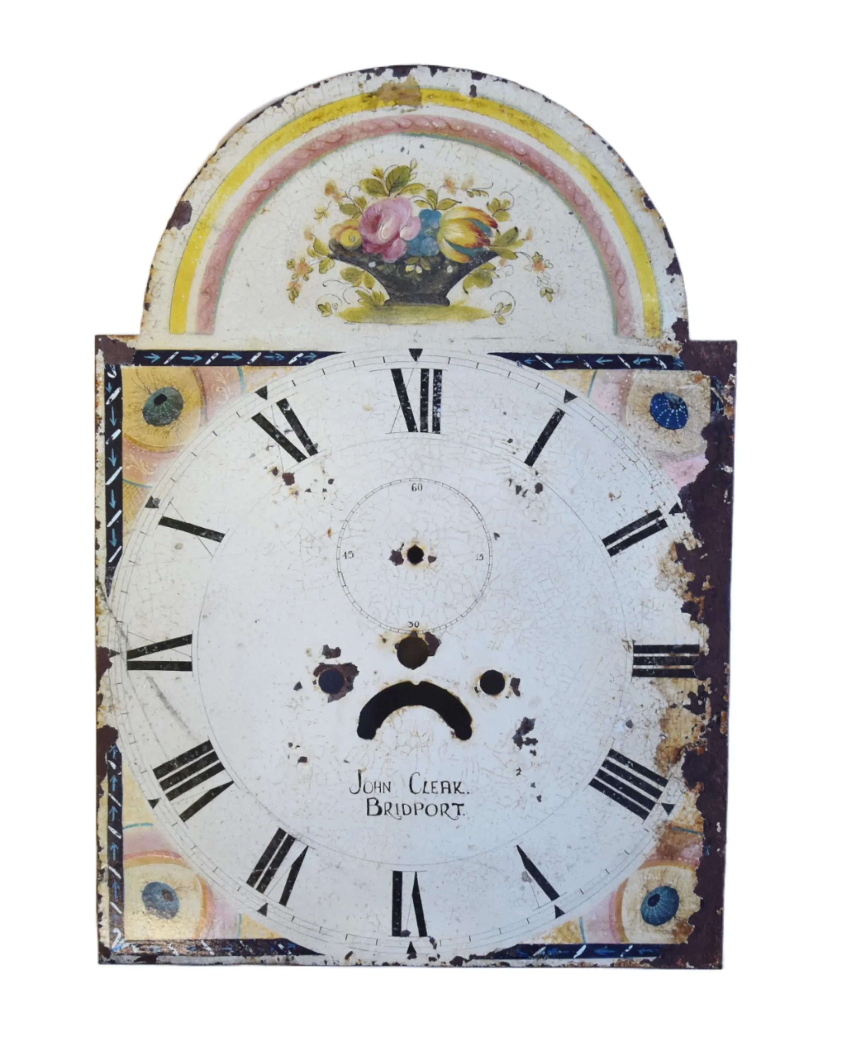 Antique Clock Face Without Hands