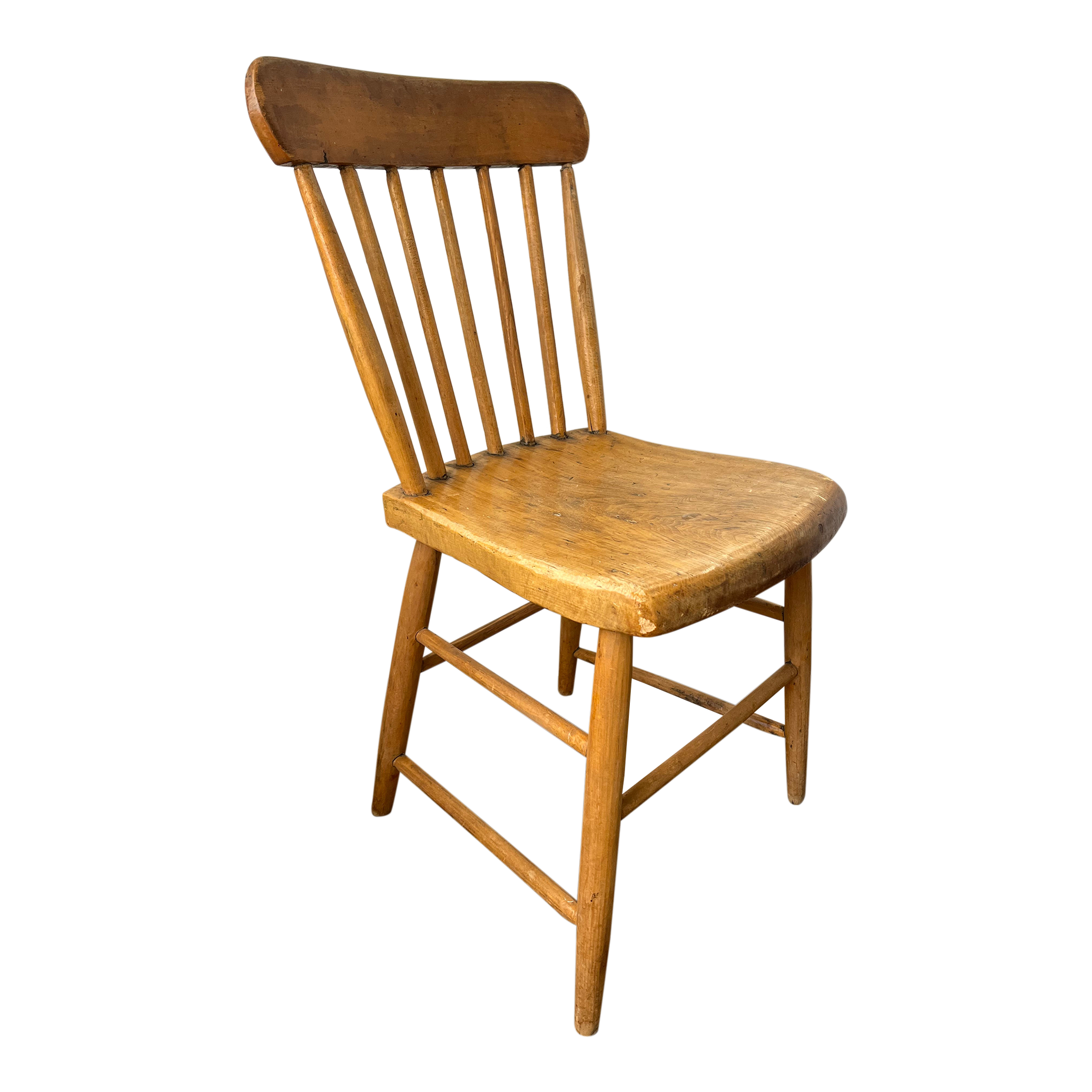 Antique Late 19th Century Rustic Pine Chair | Chairish