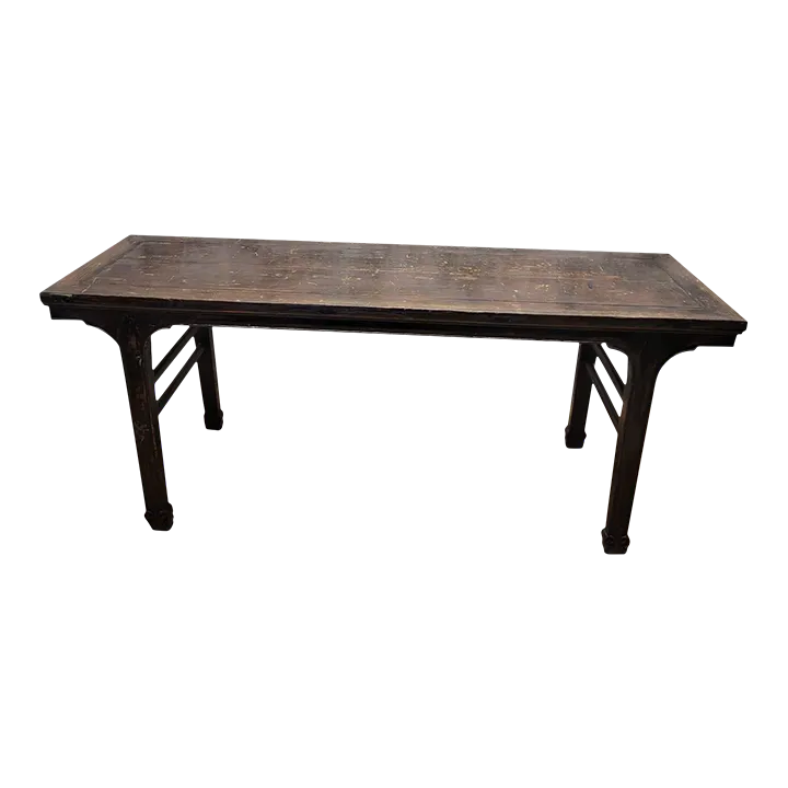 1900s Antique Shanxi Province Elm Calligraphy Desk | Chairish