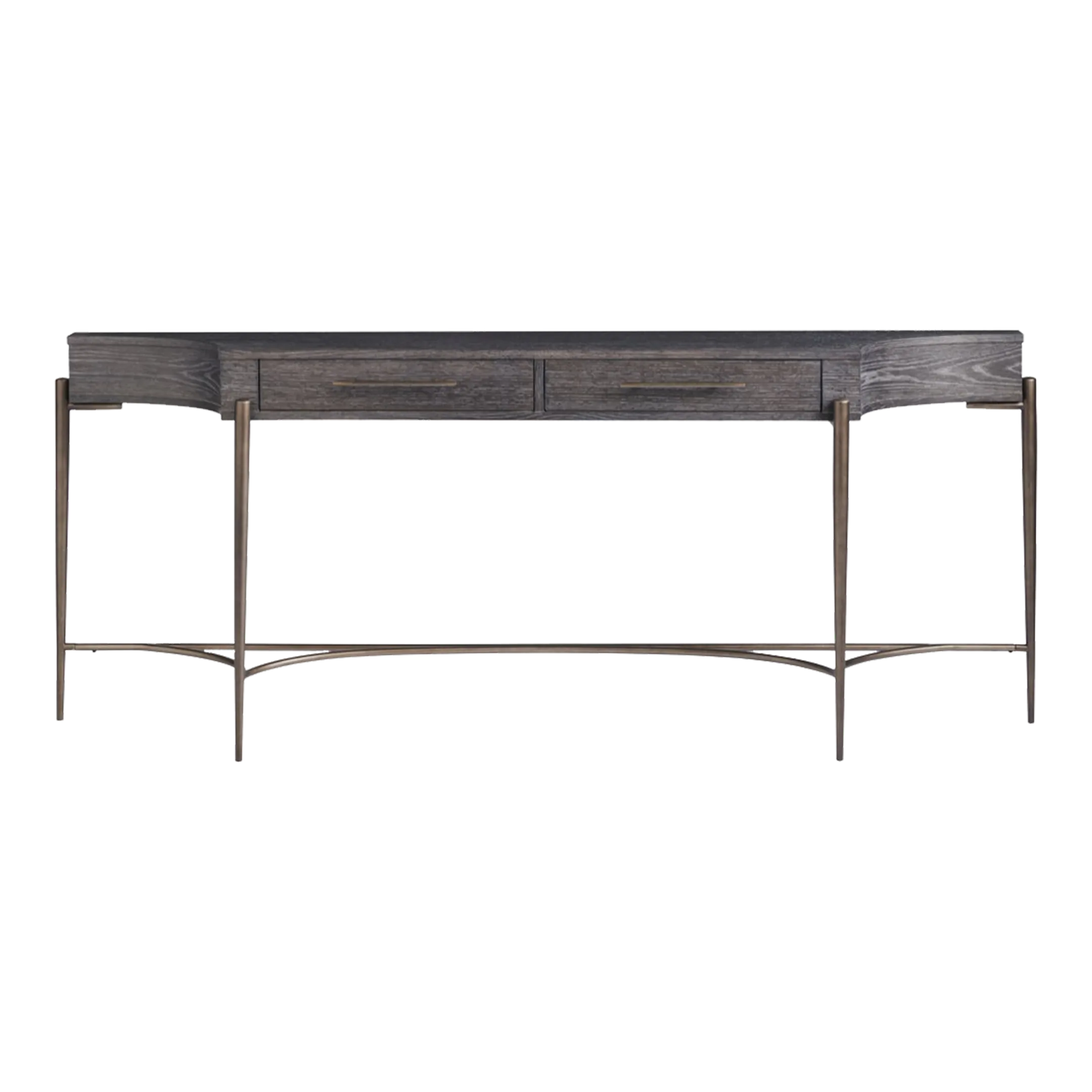 Contemporary Oslo Wood Console Table | Chairish